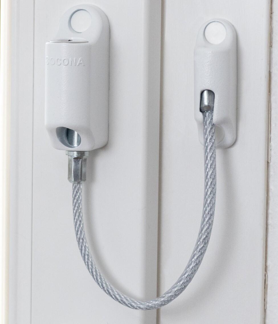 Entrebâilleur de fenêtre zamak blanc, SOCONA Stylair - nn6s | Leroy Merlin