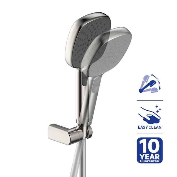 Trio douche multijets, Remix, chromé, Sensea | Leroy Merlin