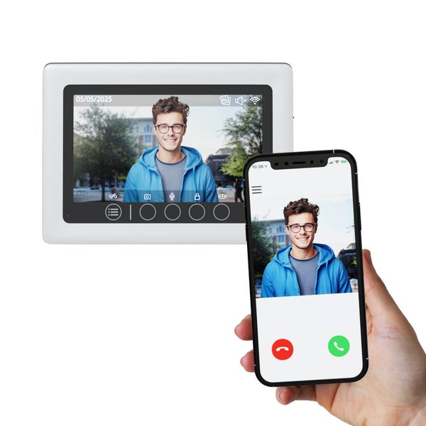 Videoportero cableado wifi LEXMAN 7” | Leroy Merlin