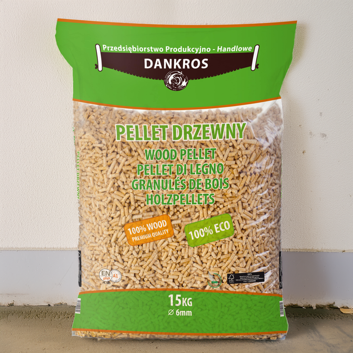 Pellet A1 DANKROS 18MJ 15 KG Produkt POLSKI - Leroy Merlin
