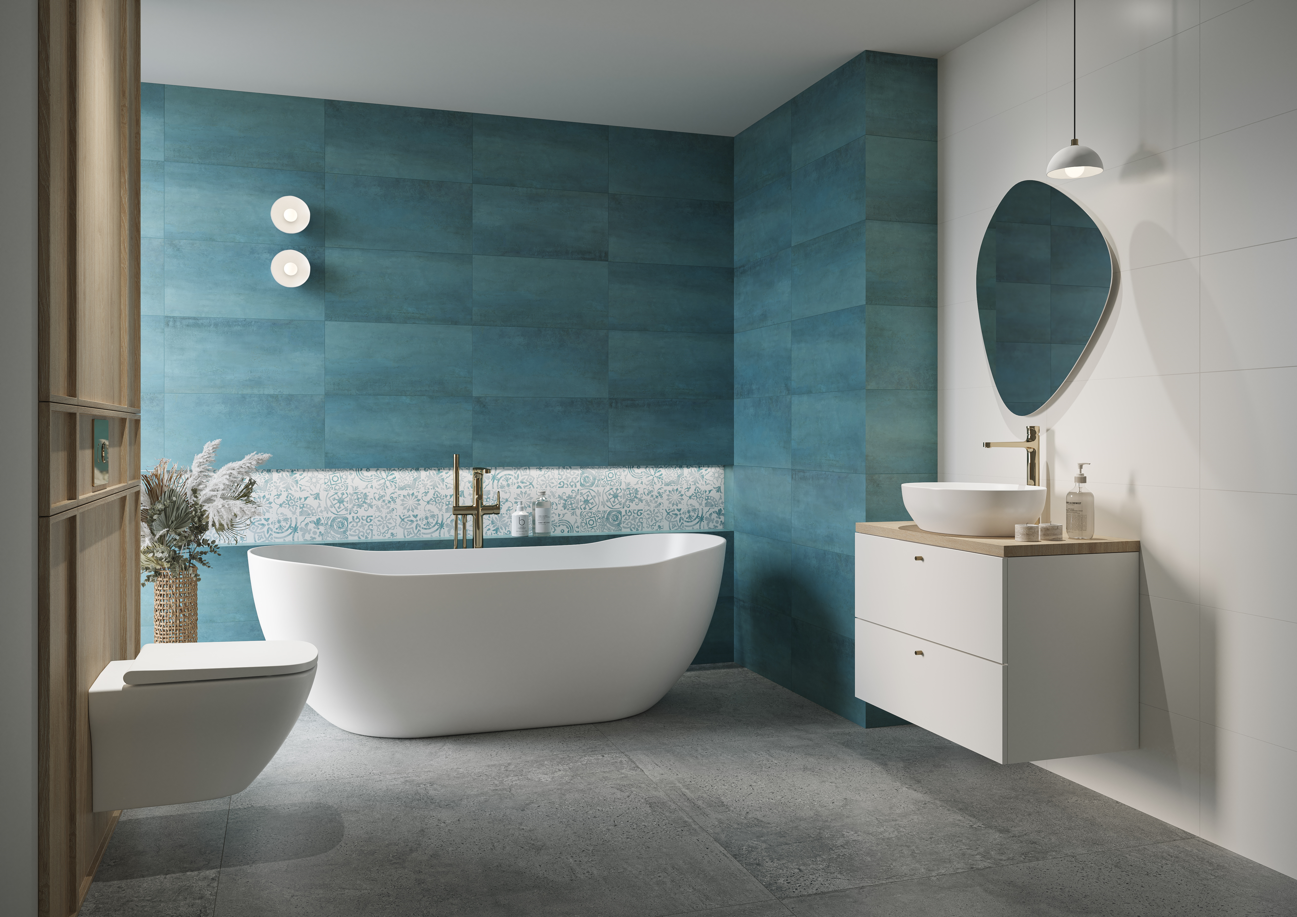 Glazura Lastoria Turquoise Mat 29.7x60 Cersanit - Leroy Merlin