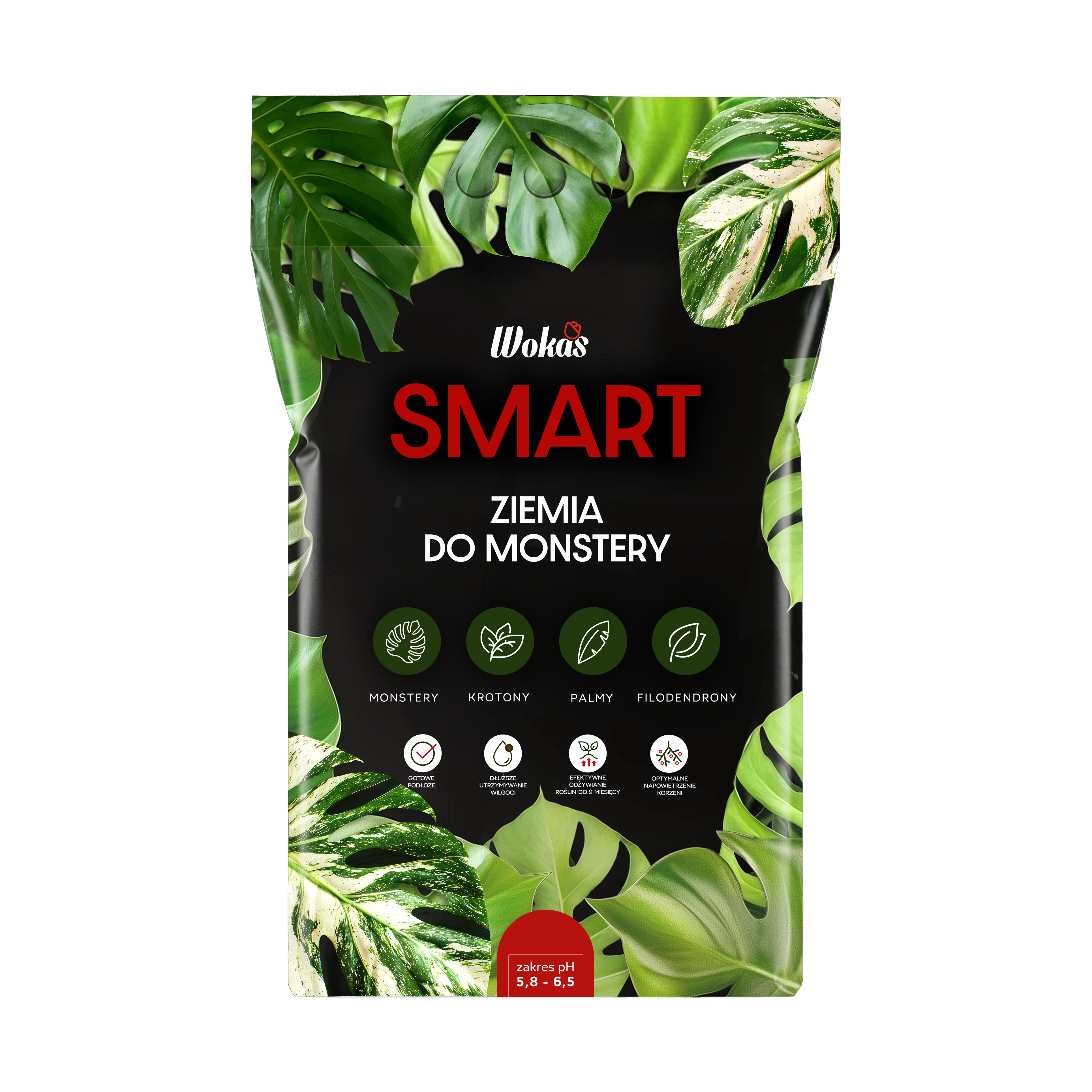 Ziemia do monstery SMART 5l Wokas BIO - Leroy Merlin
