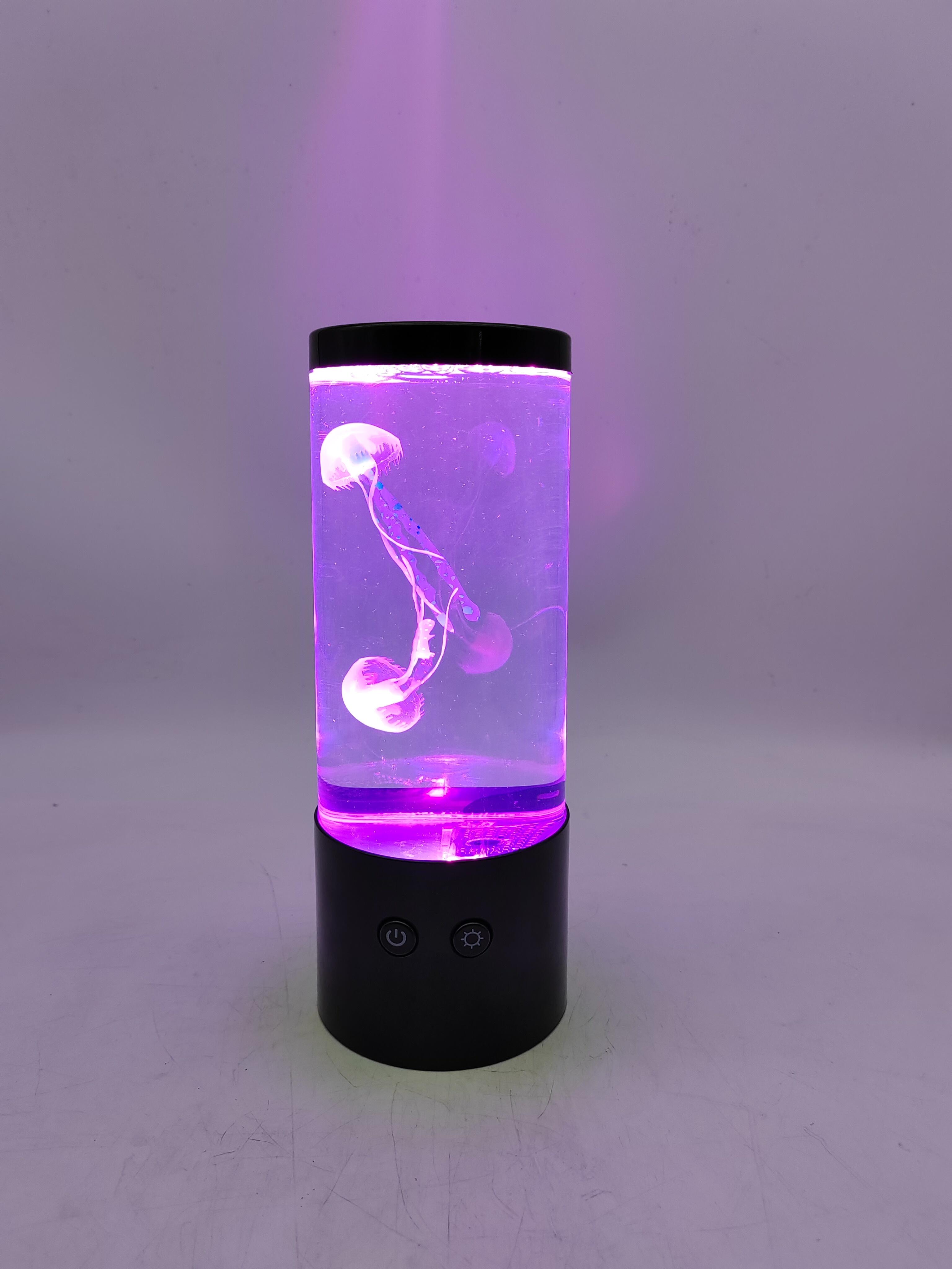 Lampe de bureau Medusa, pvc, noir, H.22.8 cm, Diodes LED intégrées ...