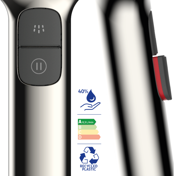 Trio douche multijets, Remix, chromé, Sensea | Leroy Merlin