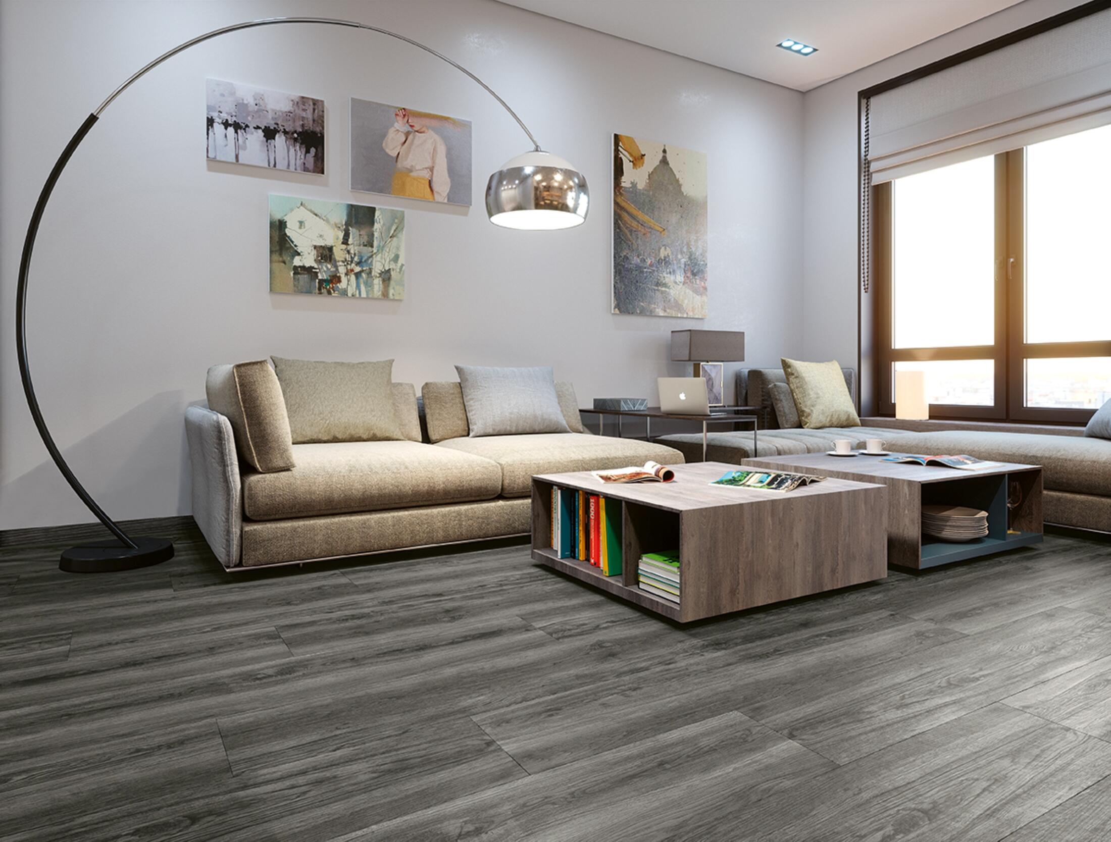 Suelo/Azulejo porcelánico OAK efecto madera dark 22.5x90 cm C2 | Leroy ...