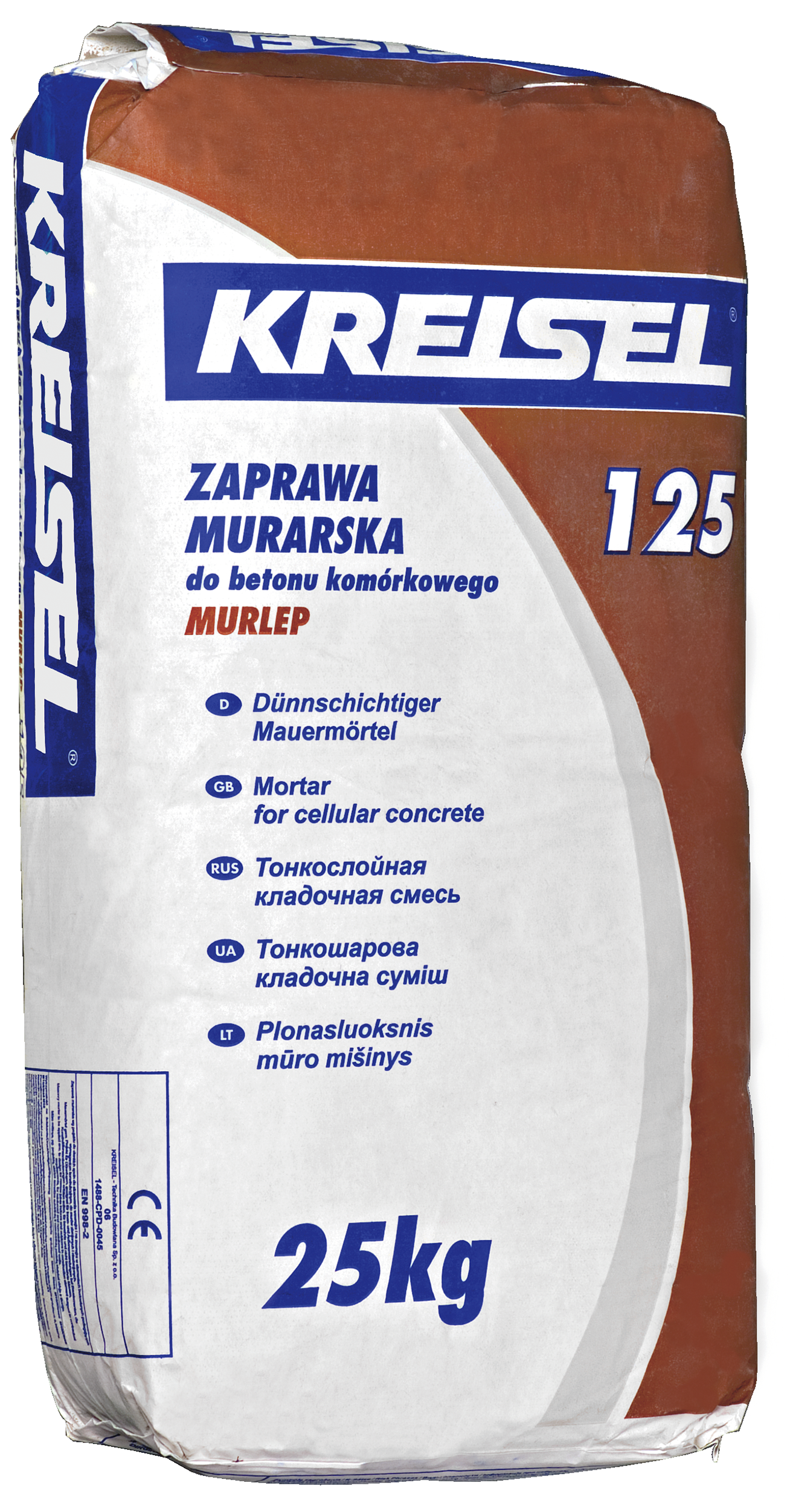 Zaprawa klejowa do betonu komórkowego MURLEP 125 25 kg Kreisel - Leroy Merlin