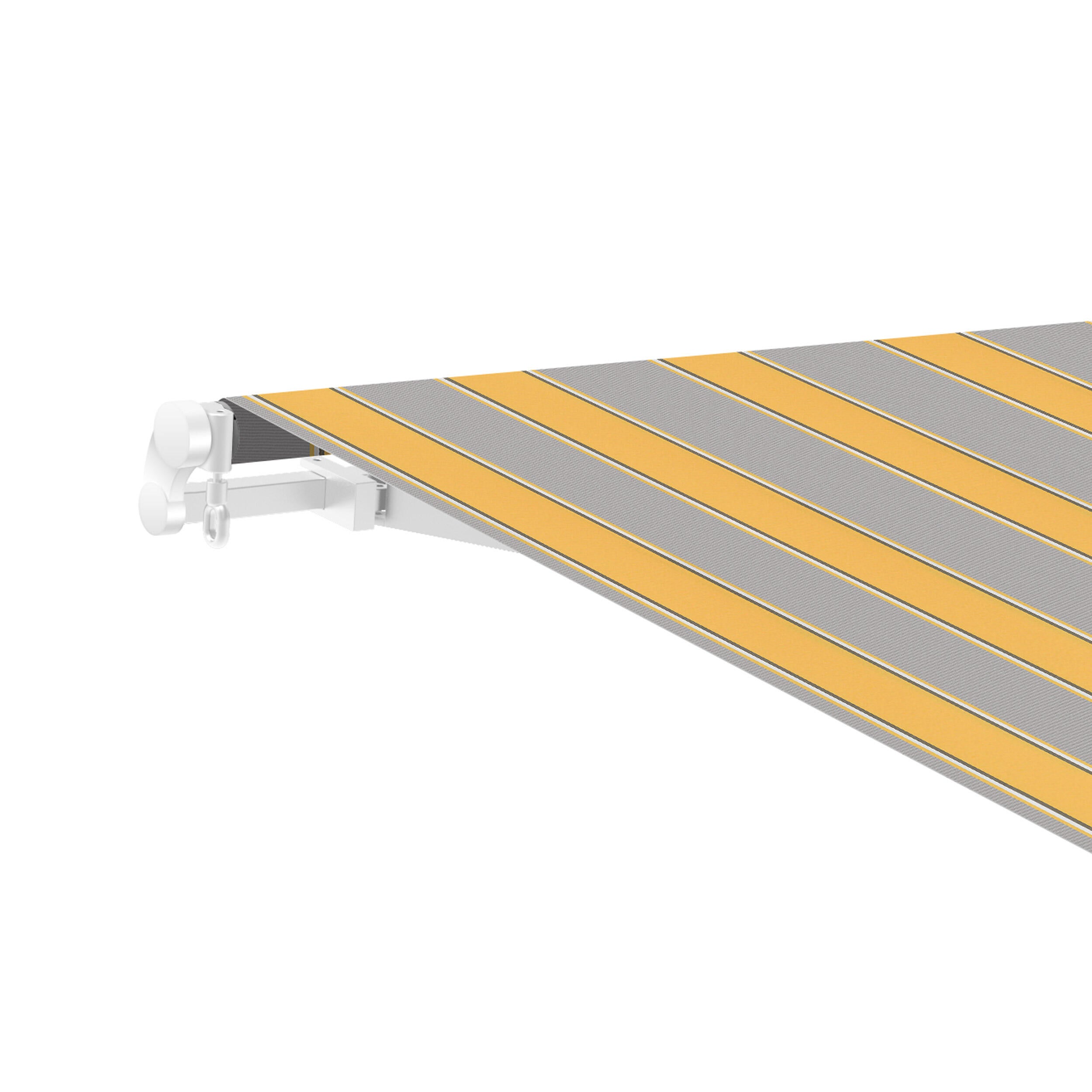 Toldo brazo extensible 4x2,5m para terraza kronos manual con manivela ...