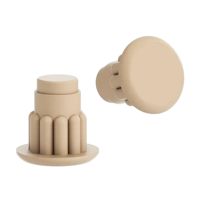 Lot de 120 cache-trous beige | Leroy Merlin