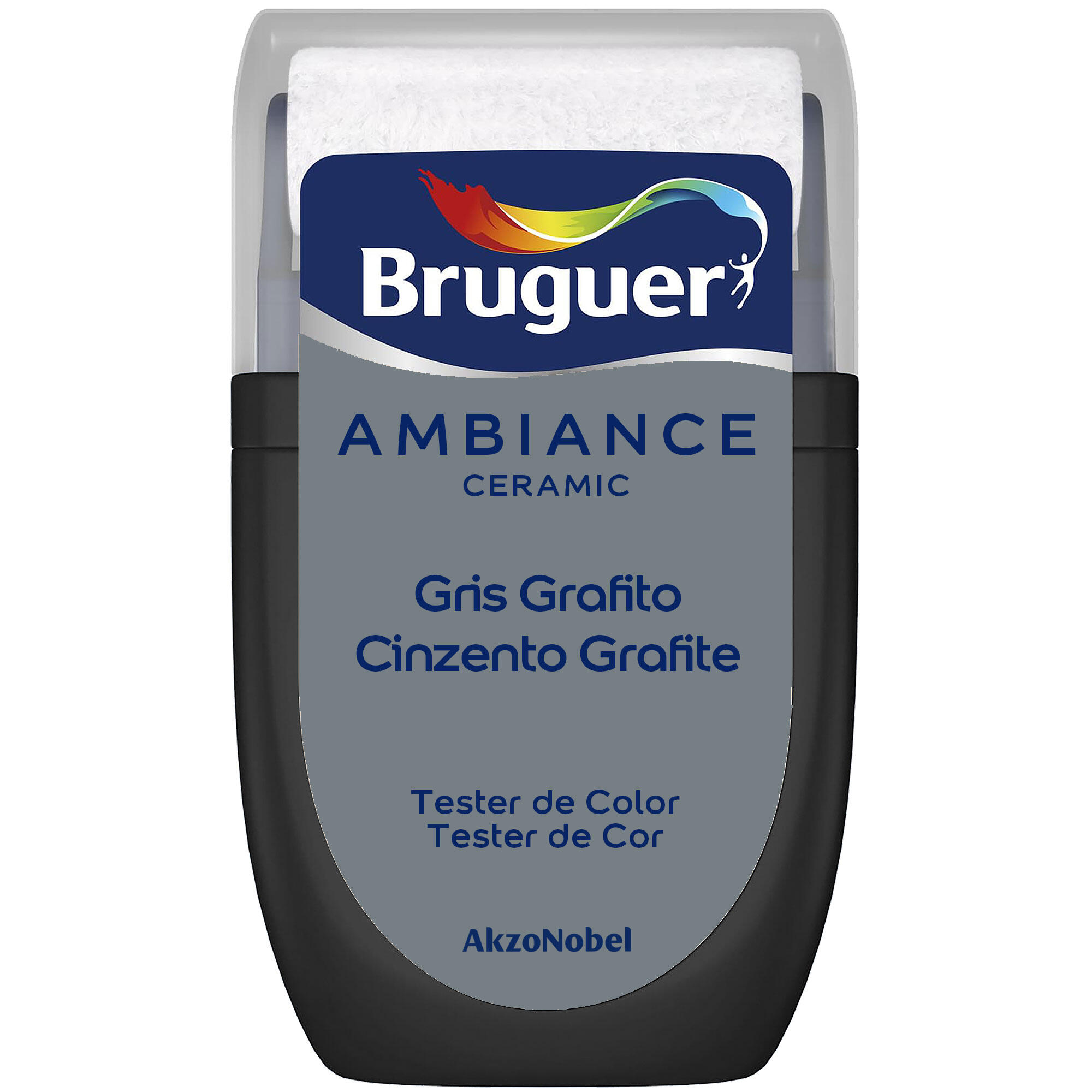 Tester de pintura Ambiance Ceramic BRUGUER color gris grafito mate ...