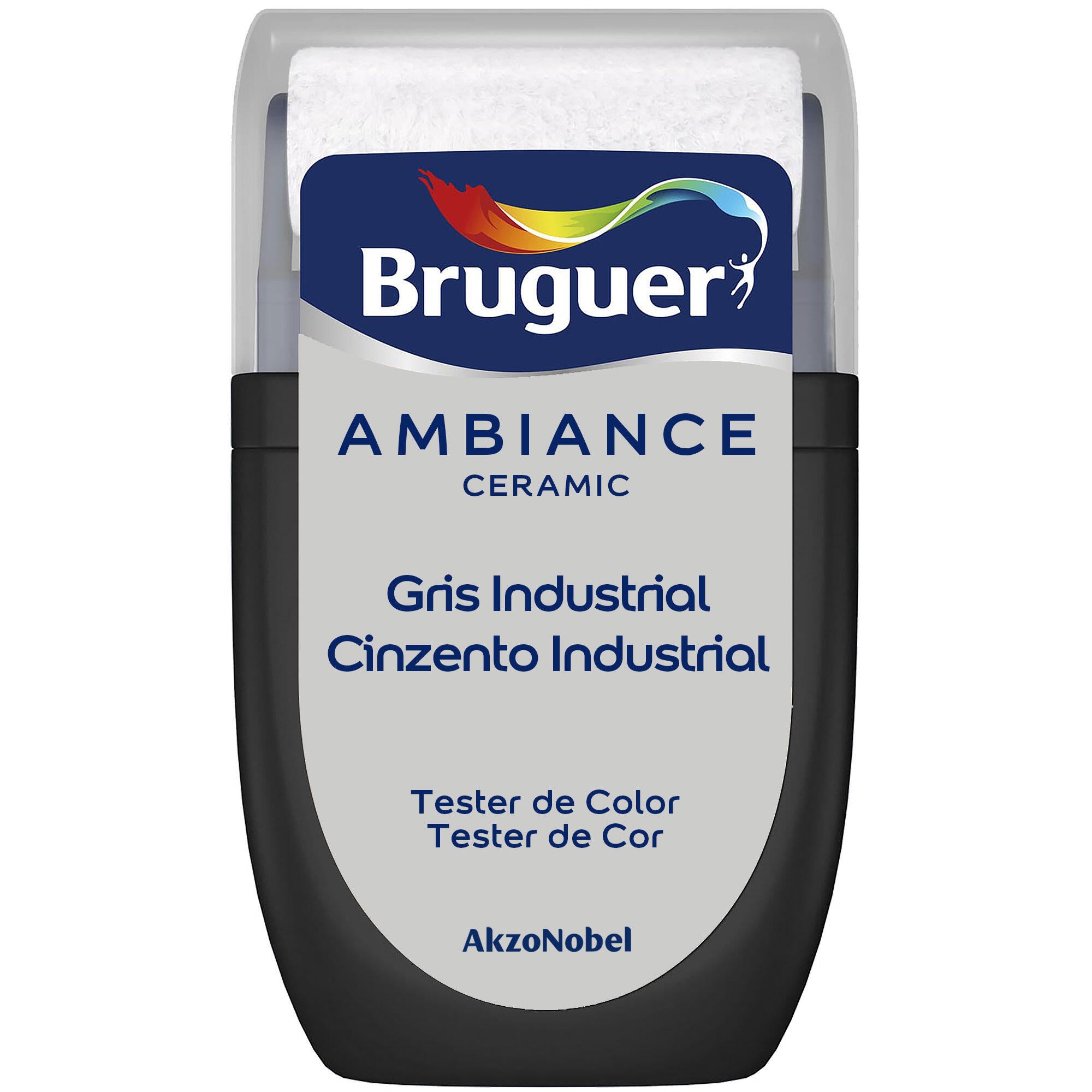Tester de pintura AMBIANCE CERAMIC BRUGUER color gris industrial mate ...