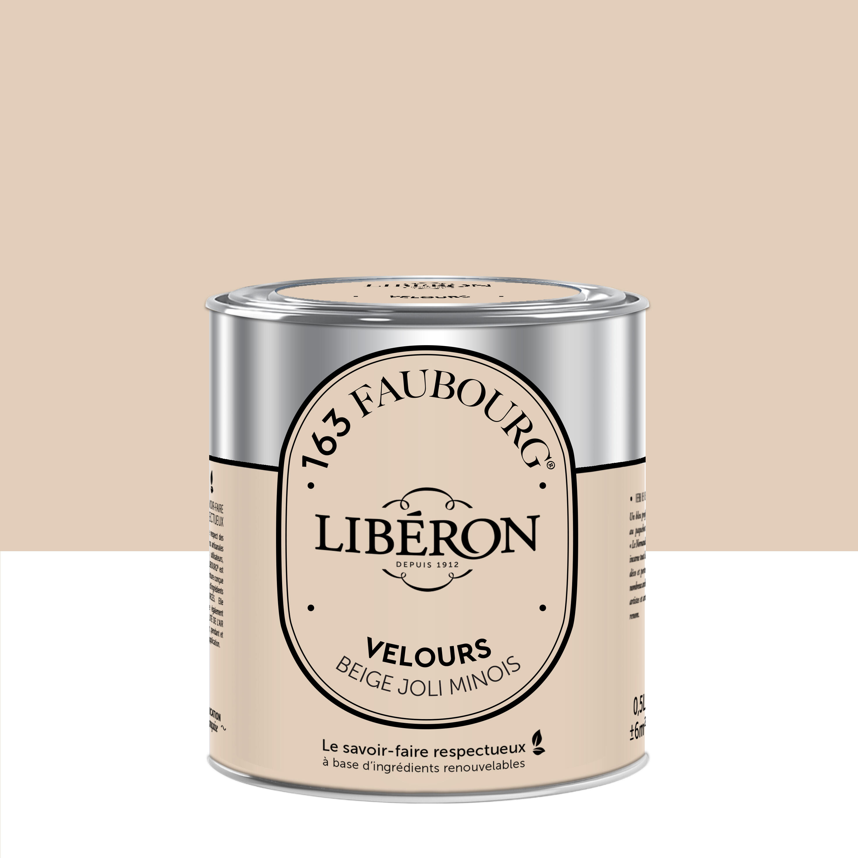 Peinture beige joli minois velours LIBÉRON 163 fauboug 0.5L mur ...