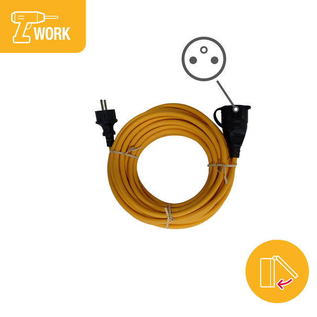 Rallonge electrique 25m au meilleur prix | Leroy Merlin