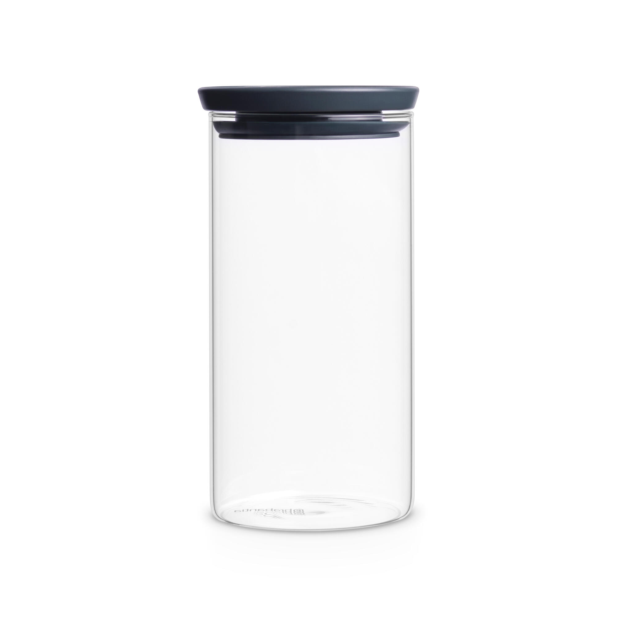 Bocal rond en verre brabantia 1.1L couvercle gris | Leroy Merlin