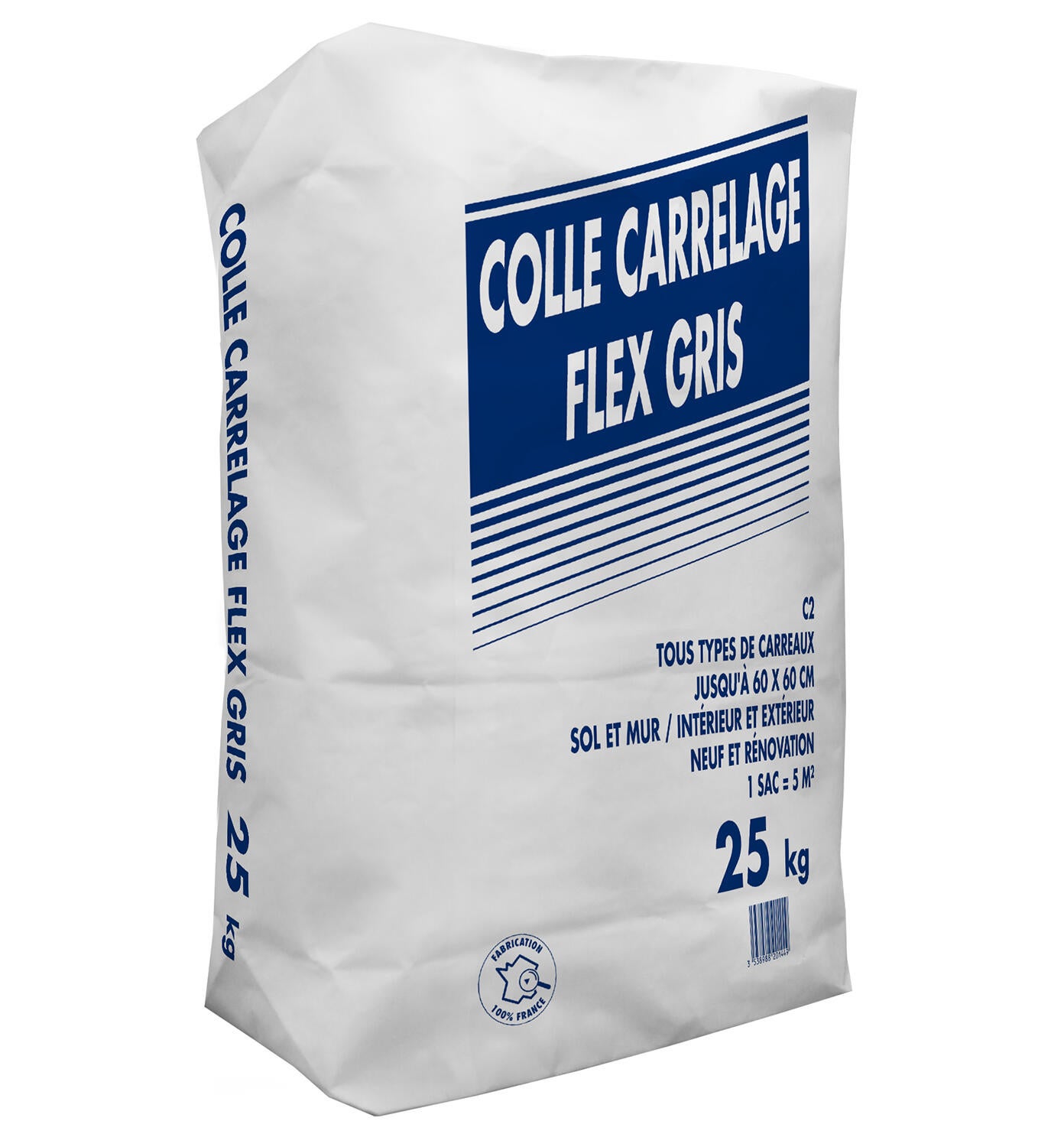 Colle flex C2, grise, sol/mur, intérieur/extérieur, 25 kg, VPI | Leroy ...