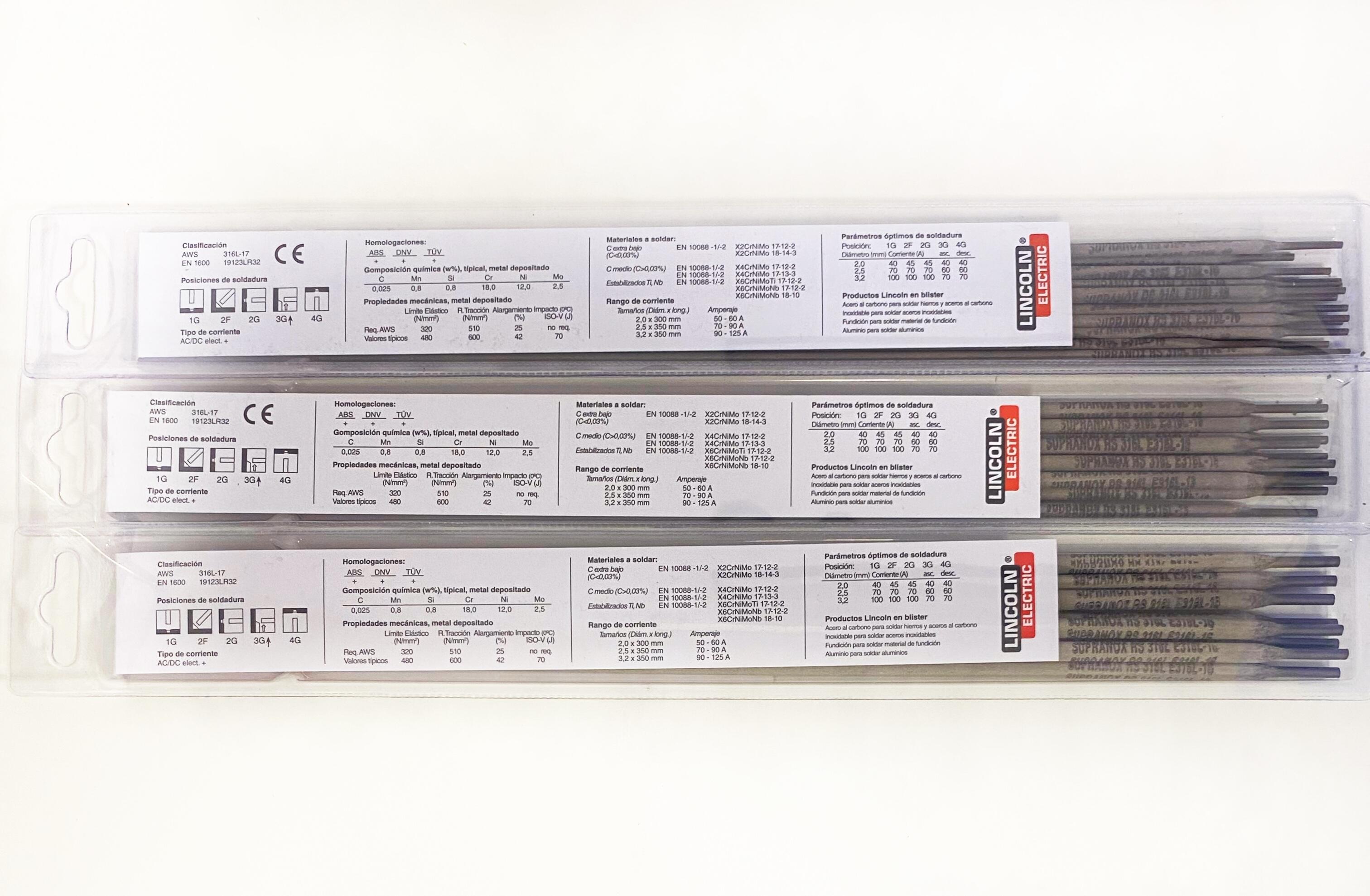 Pack de 10 electrodos inox soldadura 316L | Leroy Merlin