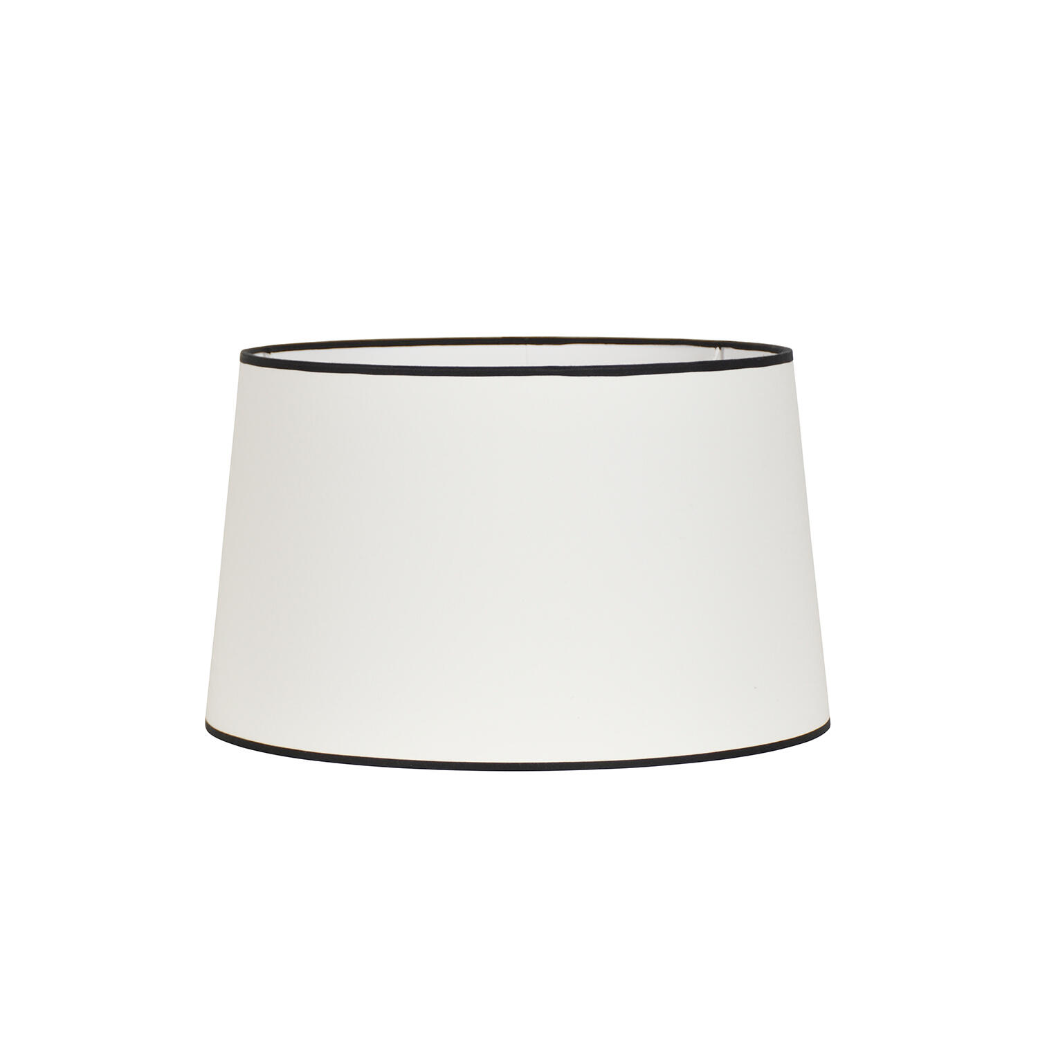 Abat-jour FAA H.24 cm, Diam.40 cm coton, blanc COREP | Leroy Merlin