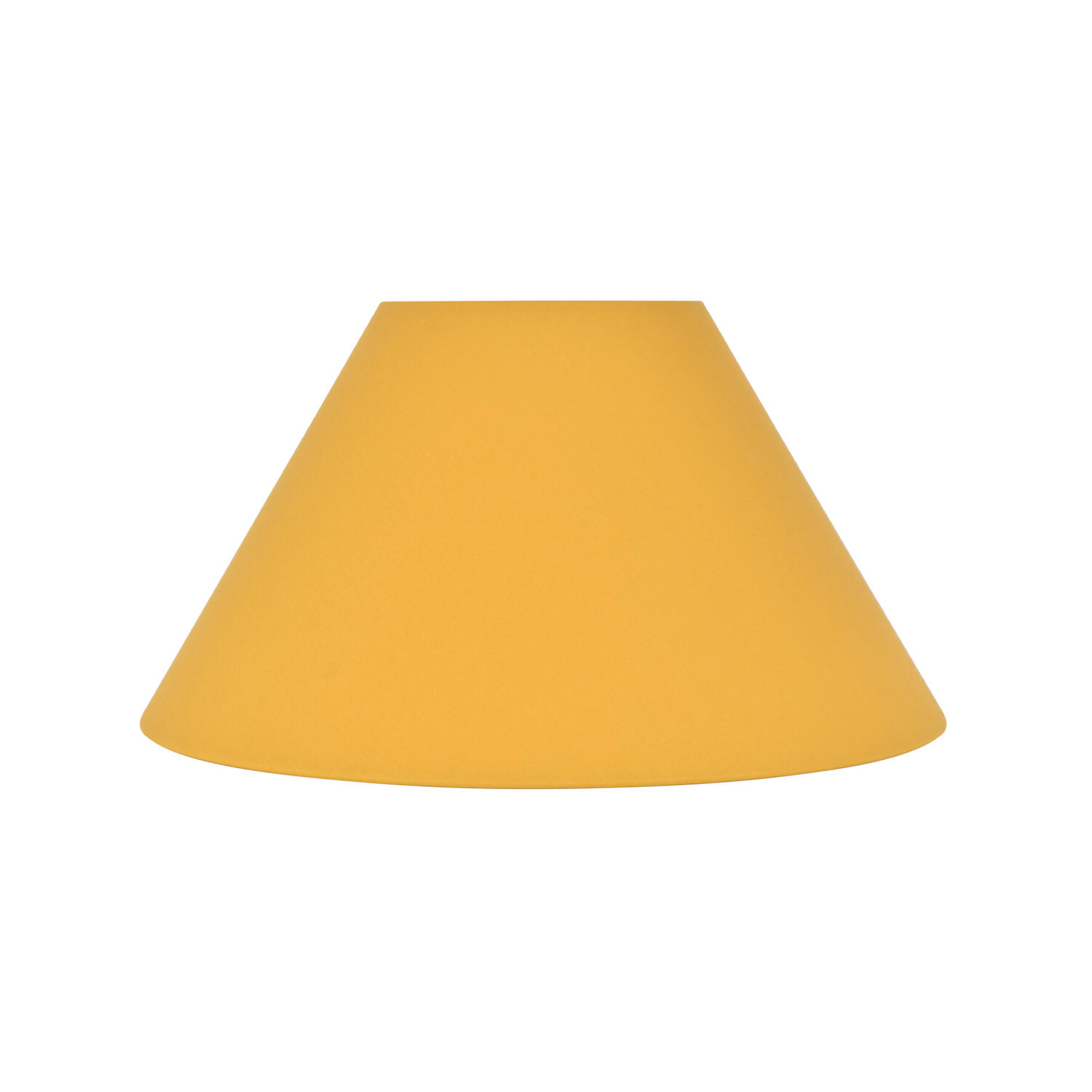 Abat-jour FE H.21 cm, Diam.40 cm coton, moutarde COREP | Leroy Merlin