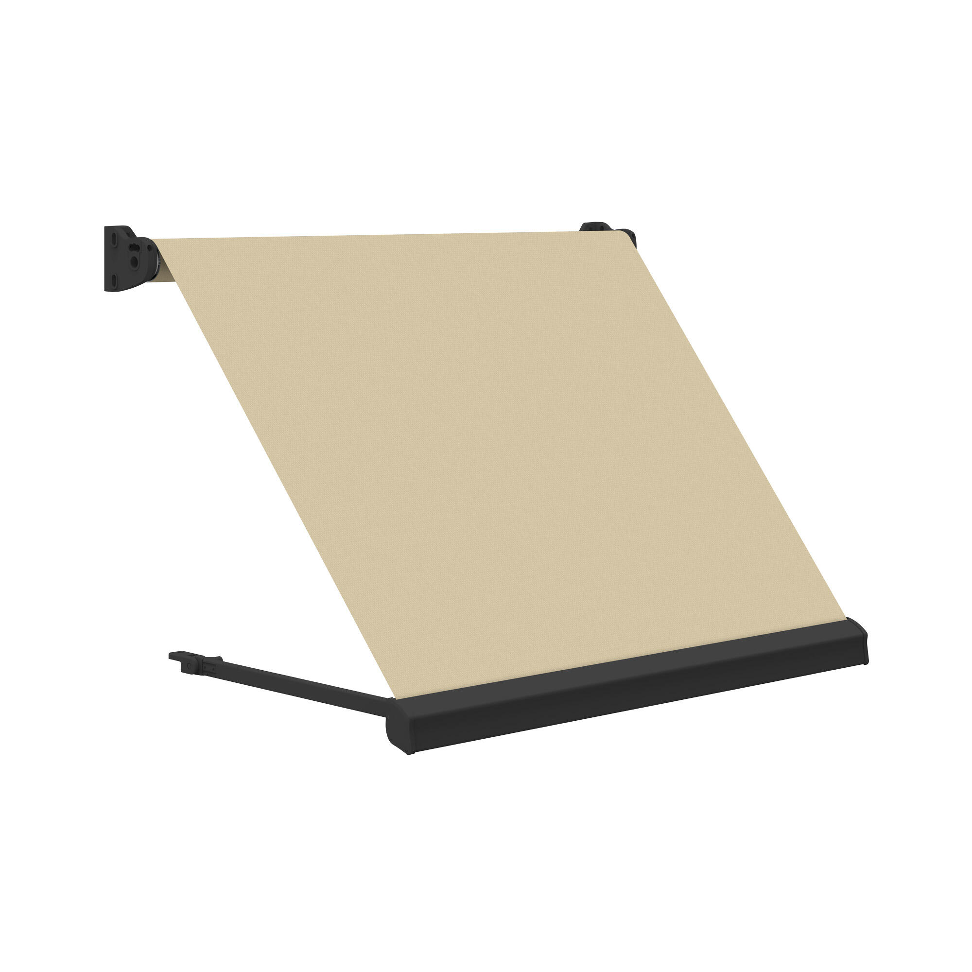 Toldo brazo estor 4.5x2m para balcón Malibú estructura gris manual con ...