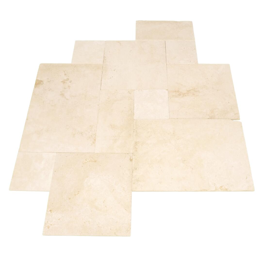 Dalle en pierre calcaire beige, L.61 x l.40 cm x Ep.12 mm | Leroy Merlin