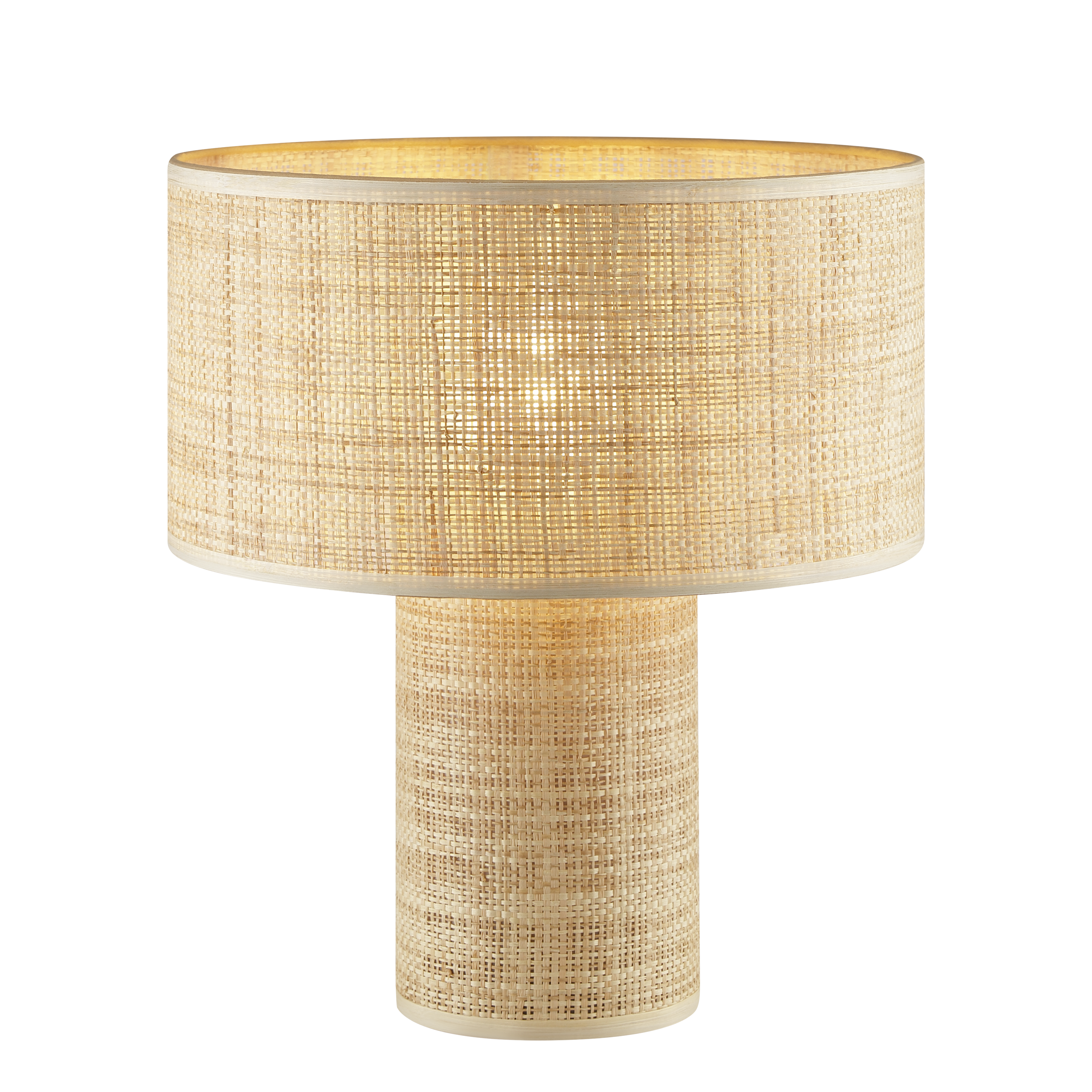 Lampe Carvi, raffia naturel beige, H.40 cm INSPIRE, E27 | Leroy Merlin