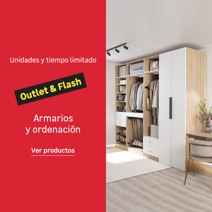 Outlet Flash en armarios y ordenación | Leroy Merlin