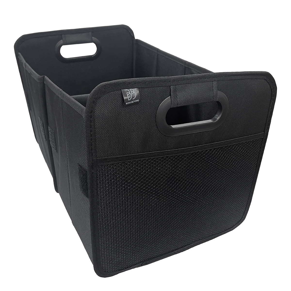 Bac textile pliable 2 compartiments BOX & BEYOND noir, l.40 x P.27.5 x ...
