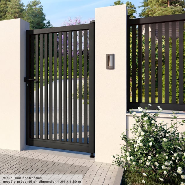 Cloture aluminium ajouree au meilleur prix | Leroy Merlin