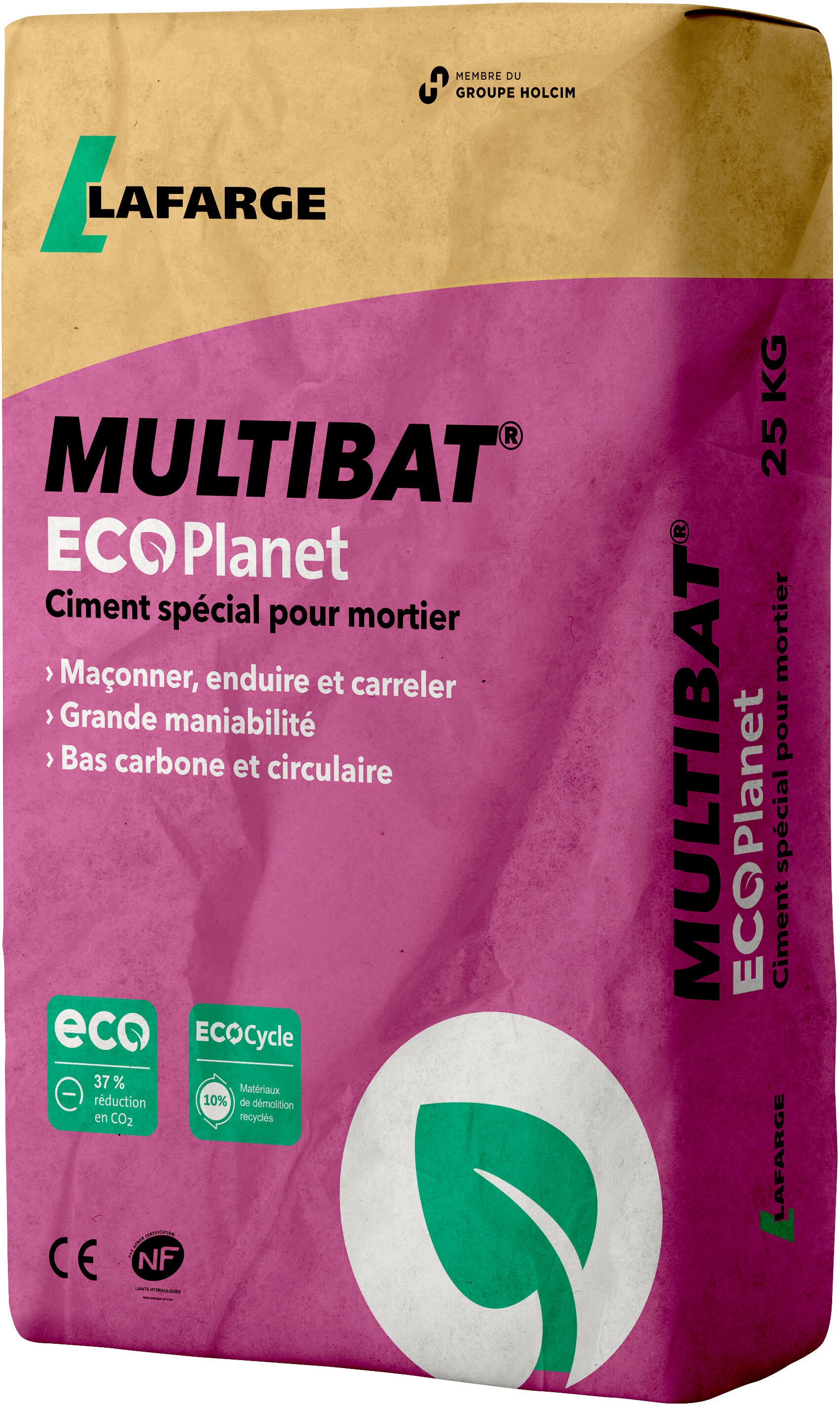 Ciment 25 kg - Multibat LAFARGE | Bricoman
