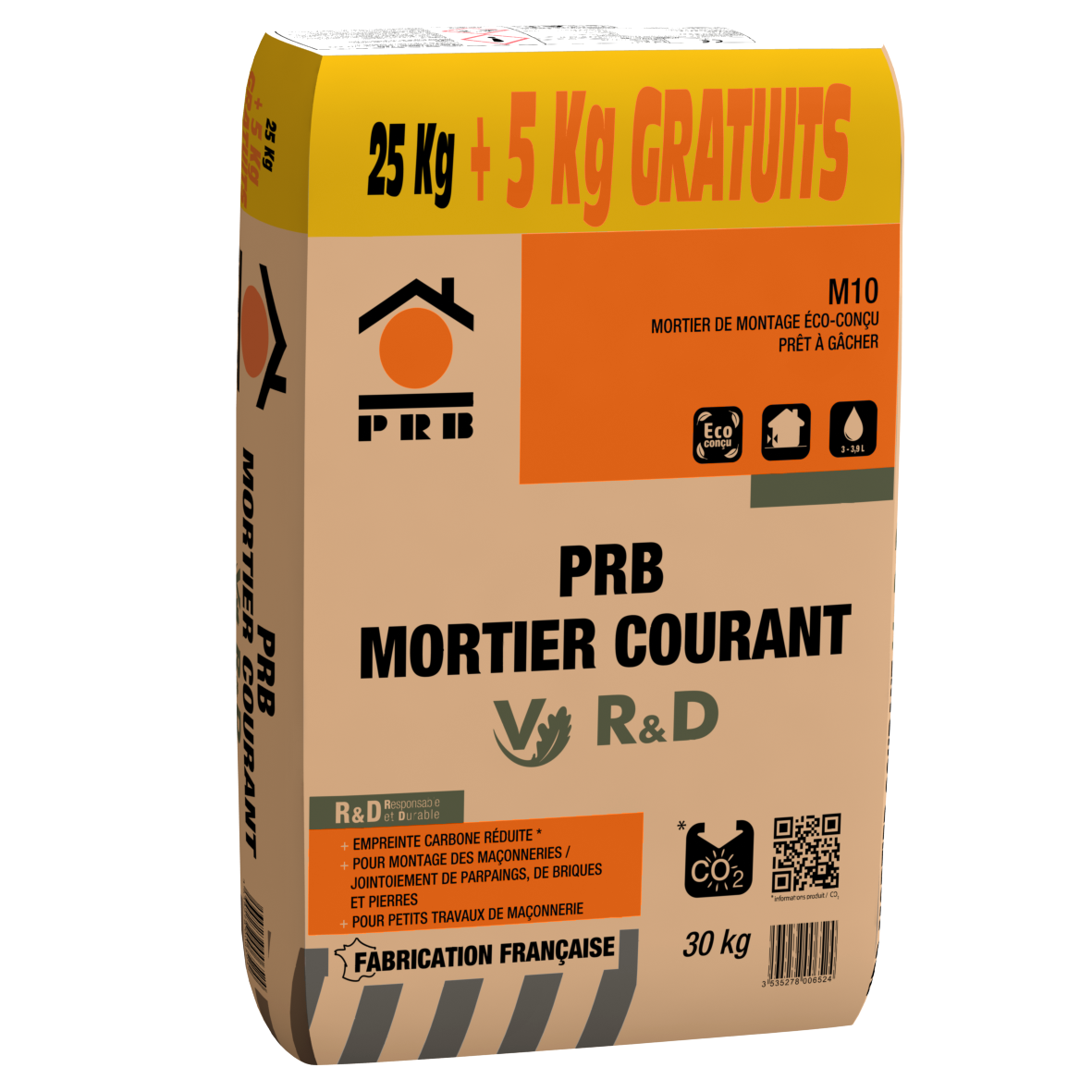 Mortier colle V R&D 25+5kg gratuit sol gris PRB 30 Kg | Leroy Merlin