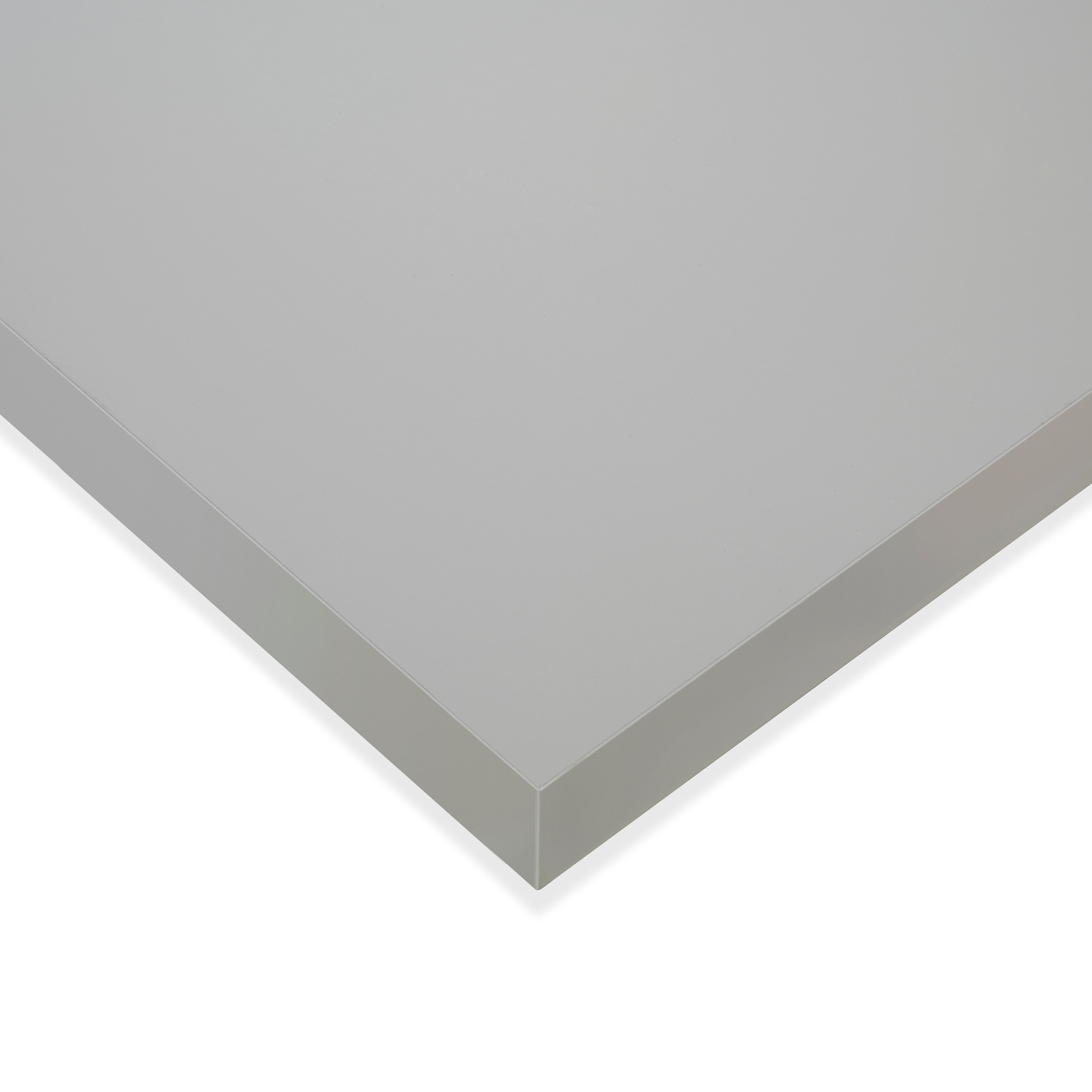 Plan snack stratifié Gris Perle L.200 x P.40 cm, Ep.38 mm | Leroy Merlin