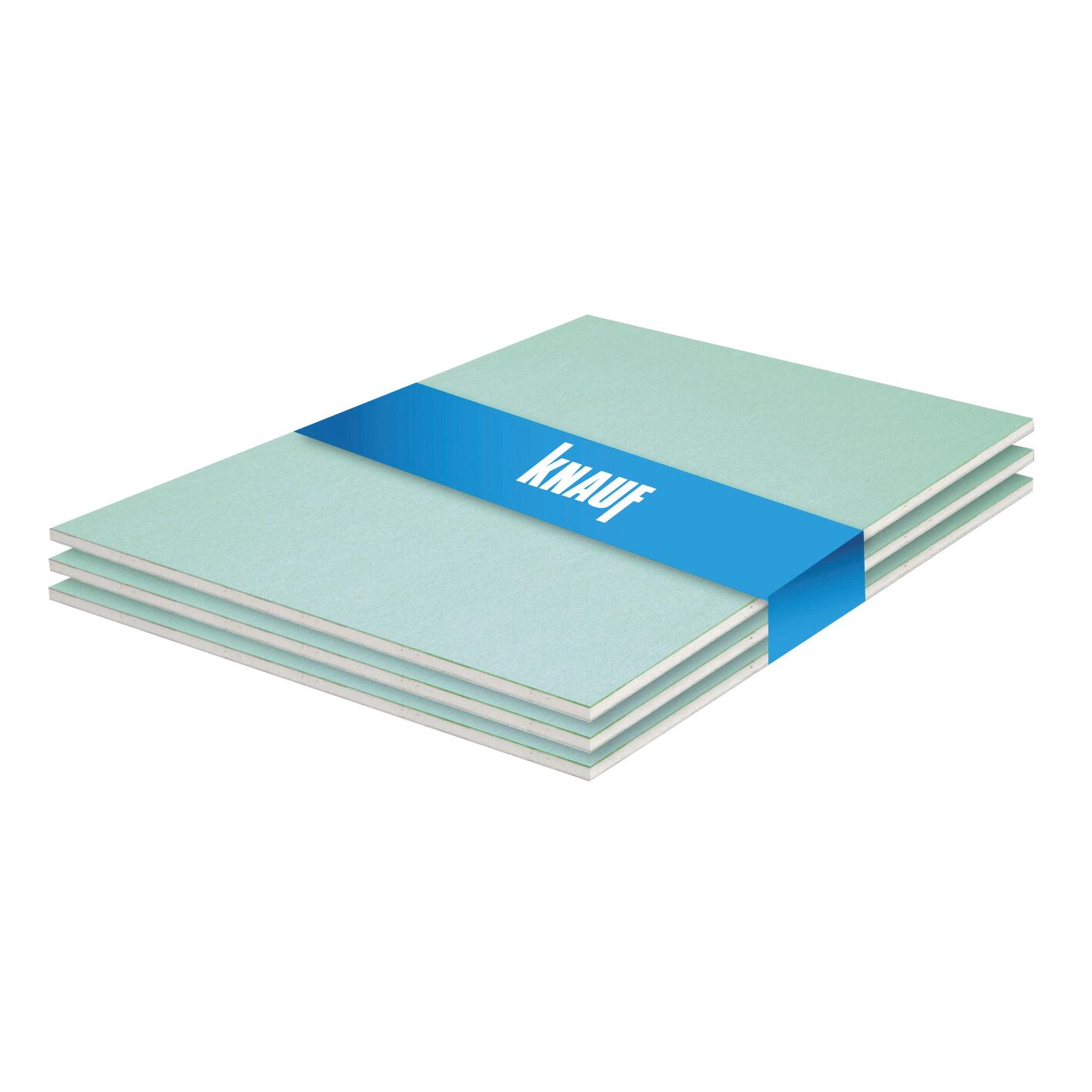 Lastra cartongesso KNAUF idrofuga 3 pz L 120 x L 100 cm, Sp12.5 mm ...