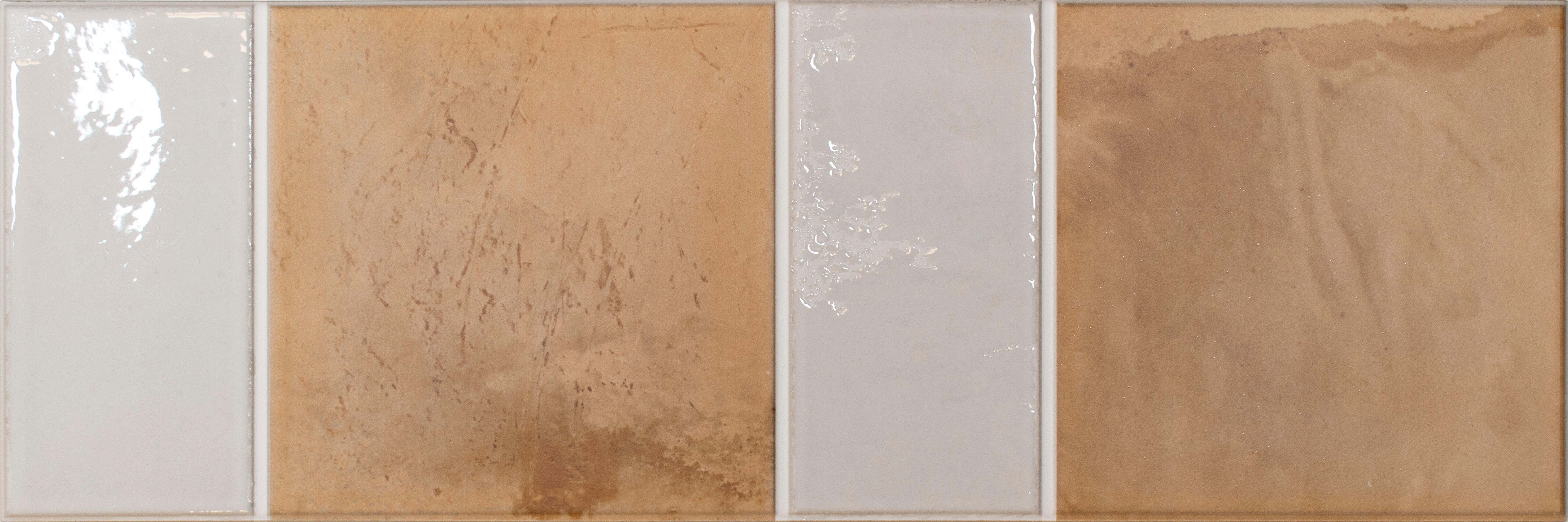 Azulejo/suelo Portofino efecto terracota marrón/blanco 45x45 cm C1 ...