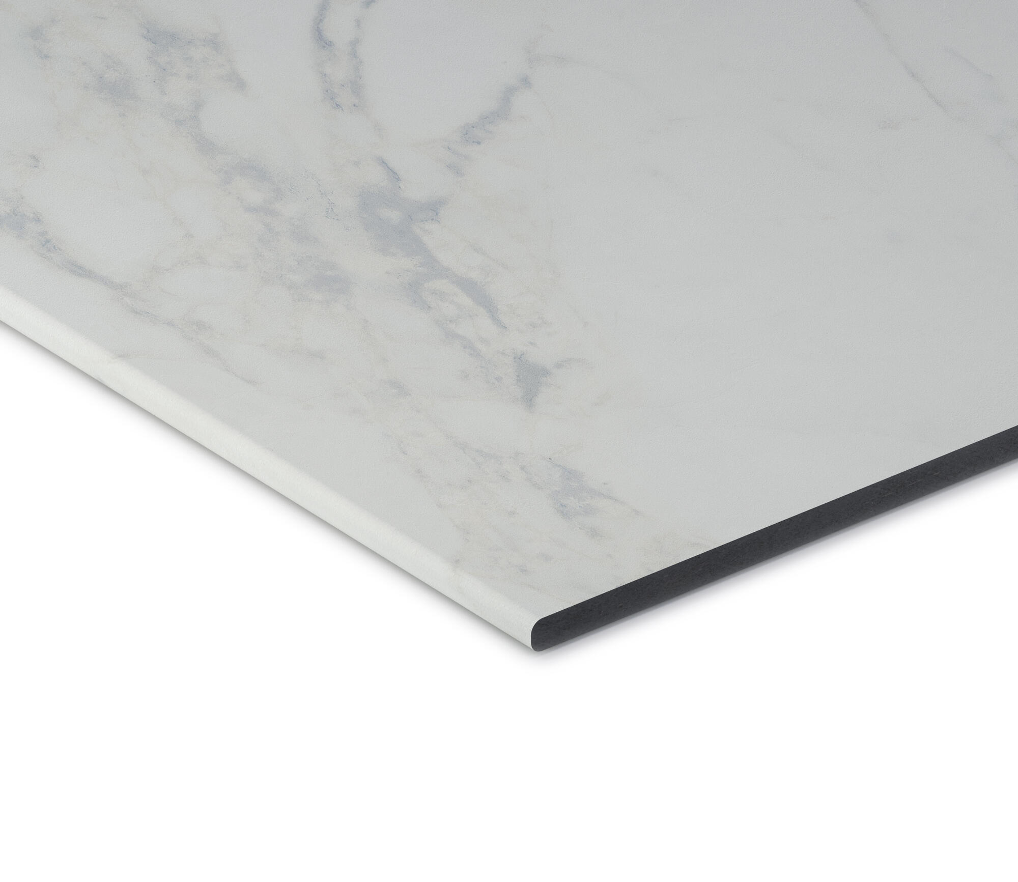 Encimera para cocina laminada compacta Marmol Blanco 180x63 cm espesor ...