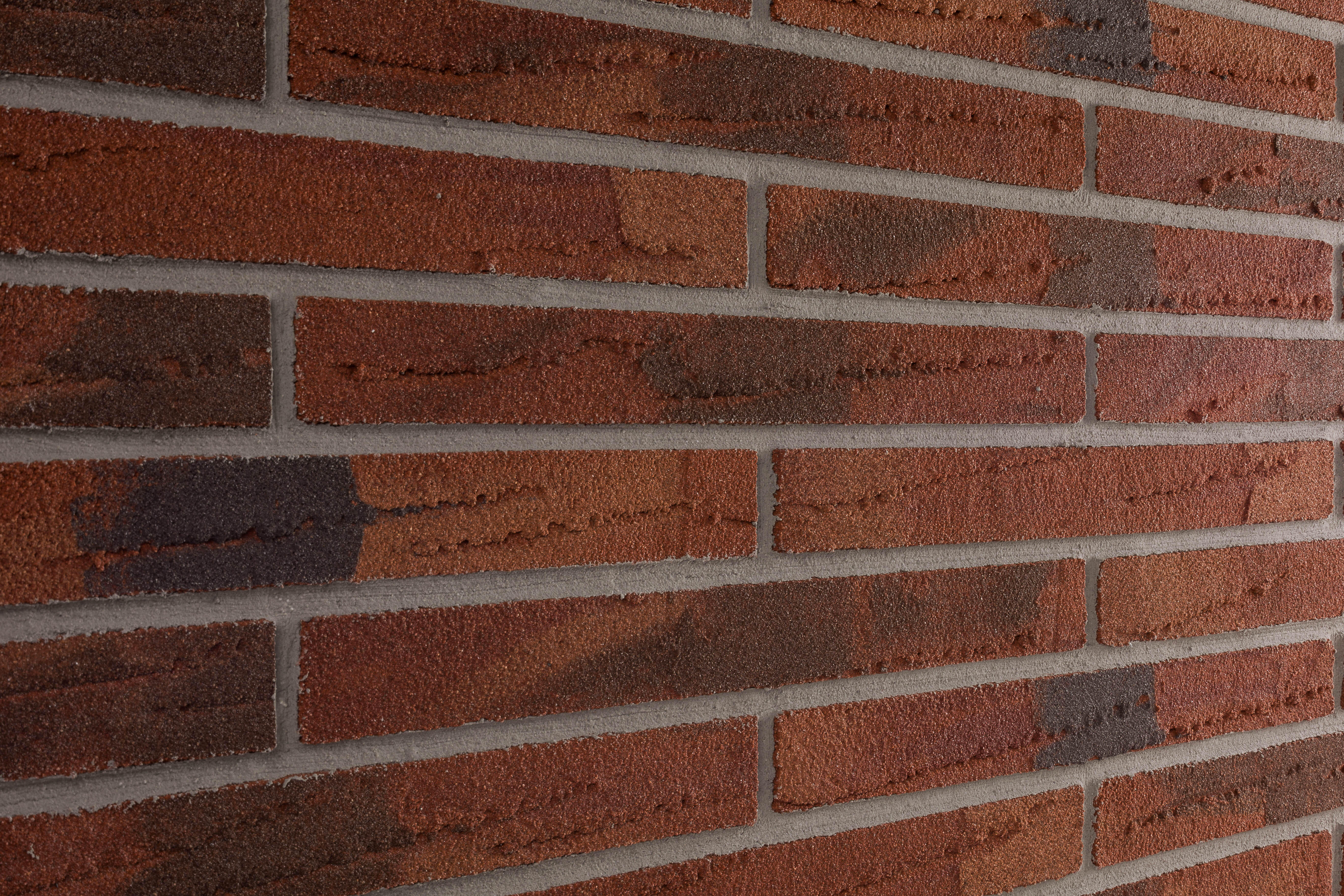 Plaquette de parement quartz effet brique GDANSK ROUGE intérieur ...