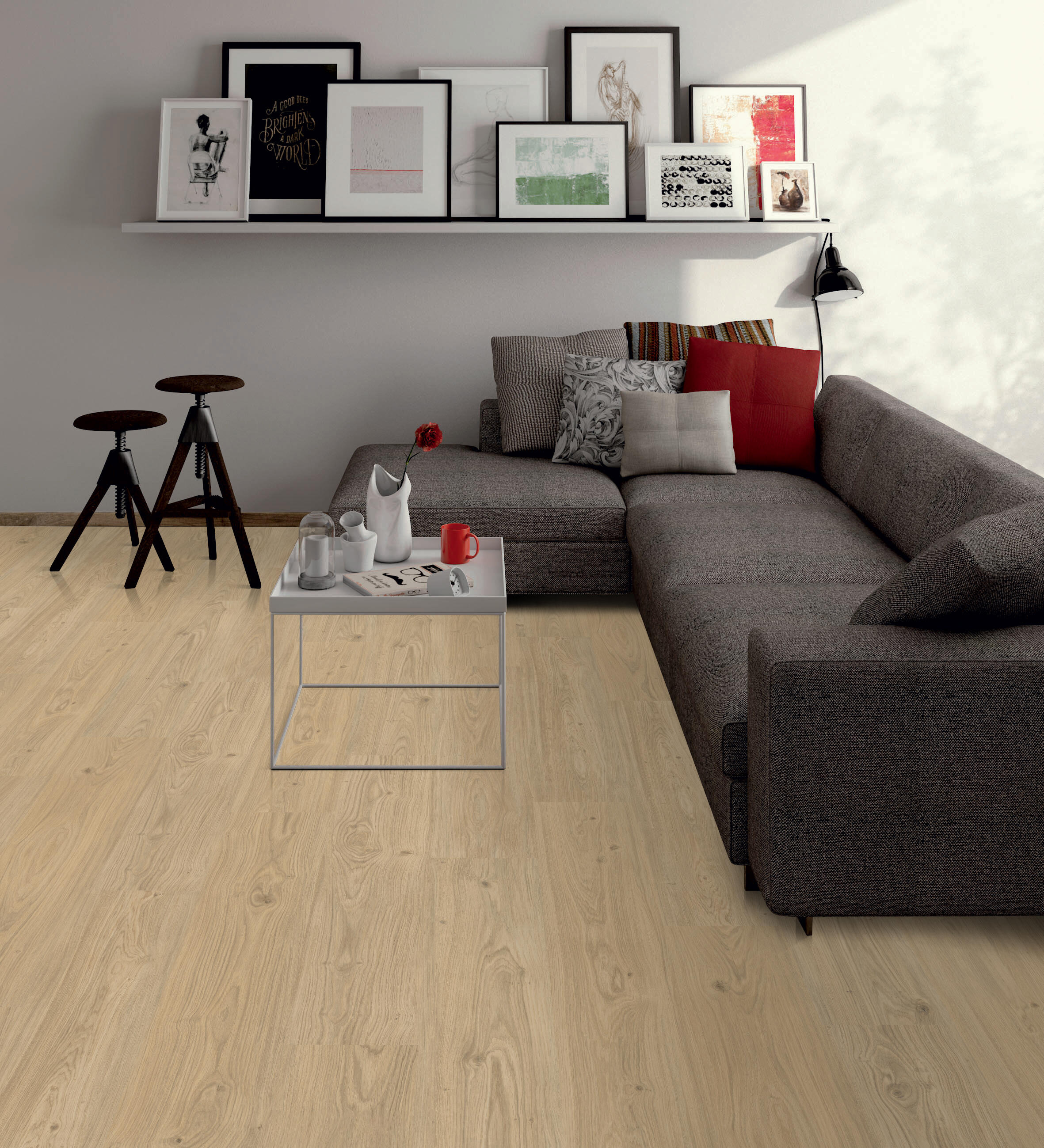 Lame PVC clipsable intenso sous couche intégrée tana | Leroy Merlin