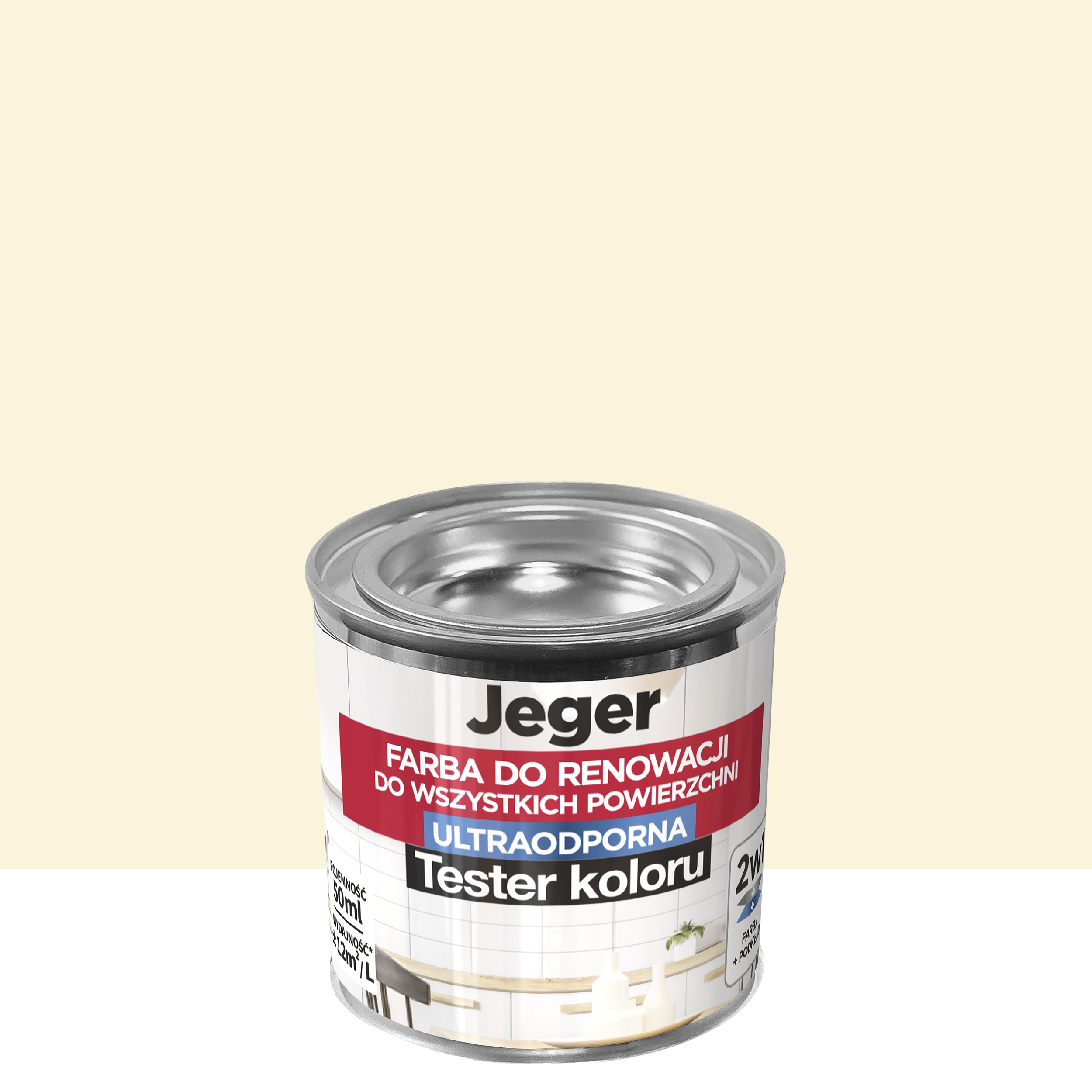 Tester farby do renowacji do wszystkich powierzchni Waniliowy 50 ml ...