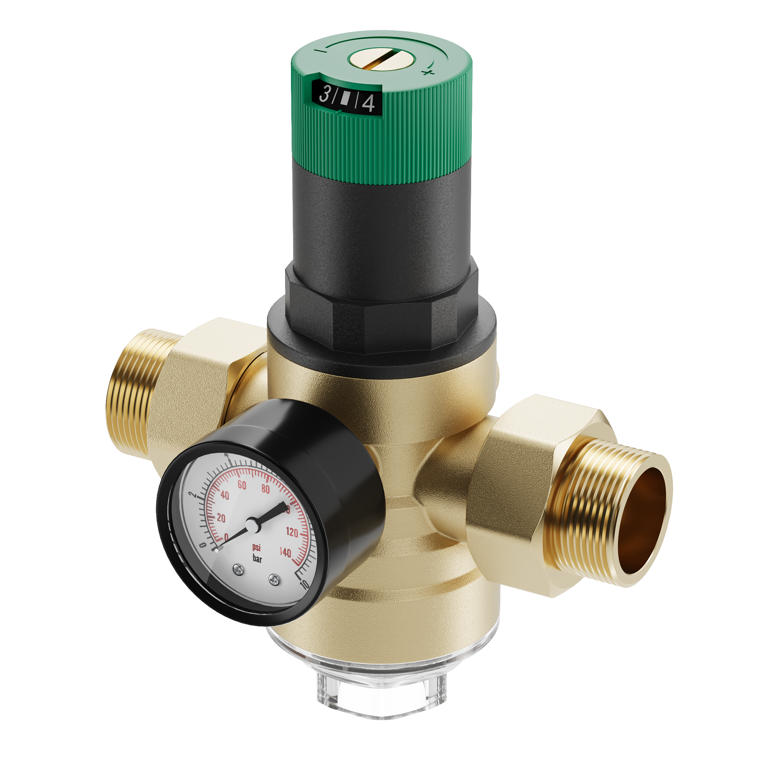 Reduktor ciśnienia wody membranowy 1" REDUST1 z filtrem USTM - Leroy Merlin