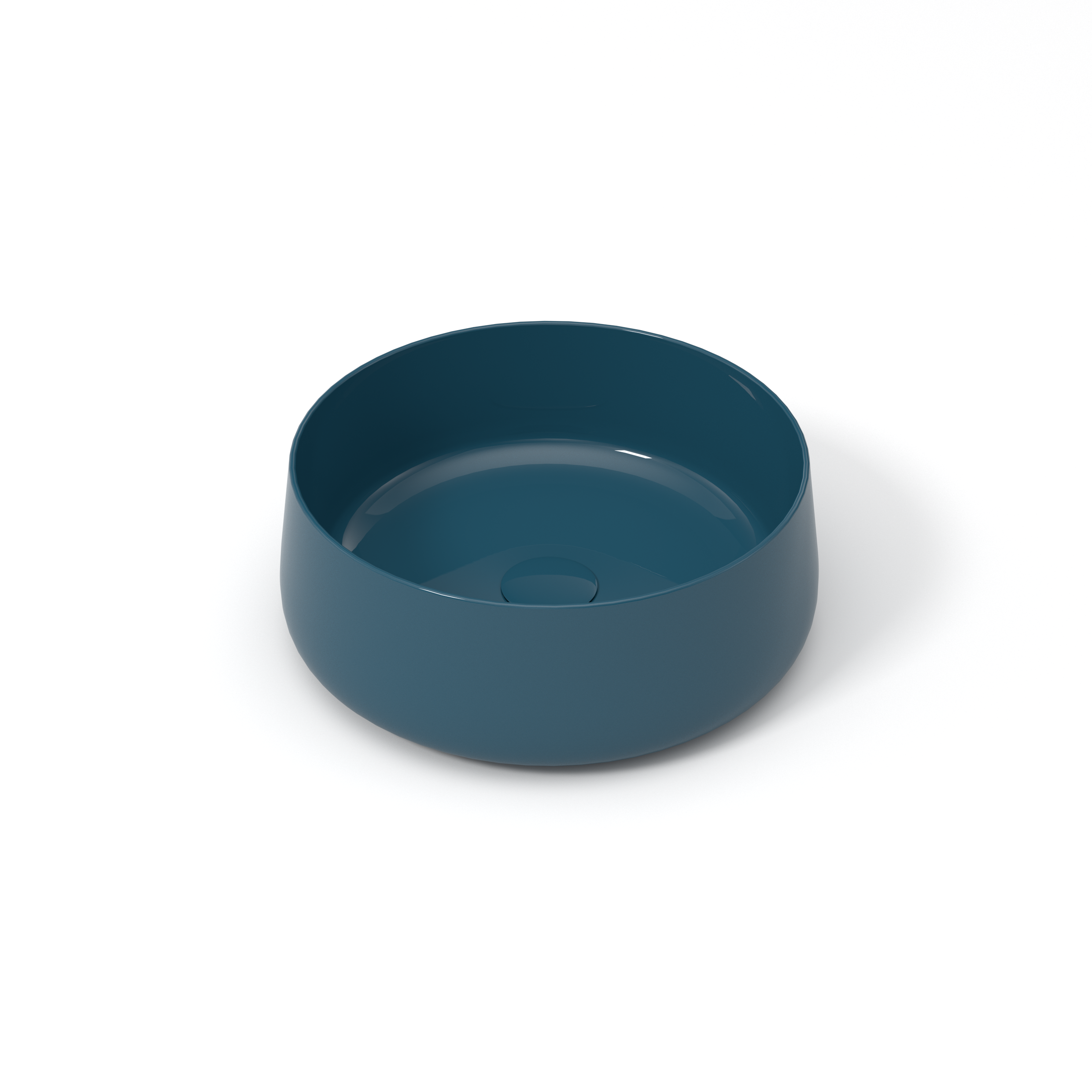 Lavabo da appoggio OLYMPIA CERAMICA tondo piletta non inclusa in ...