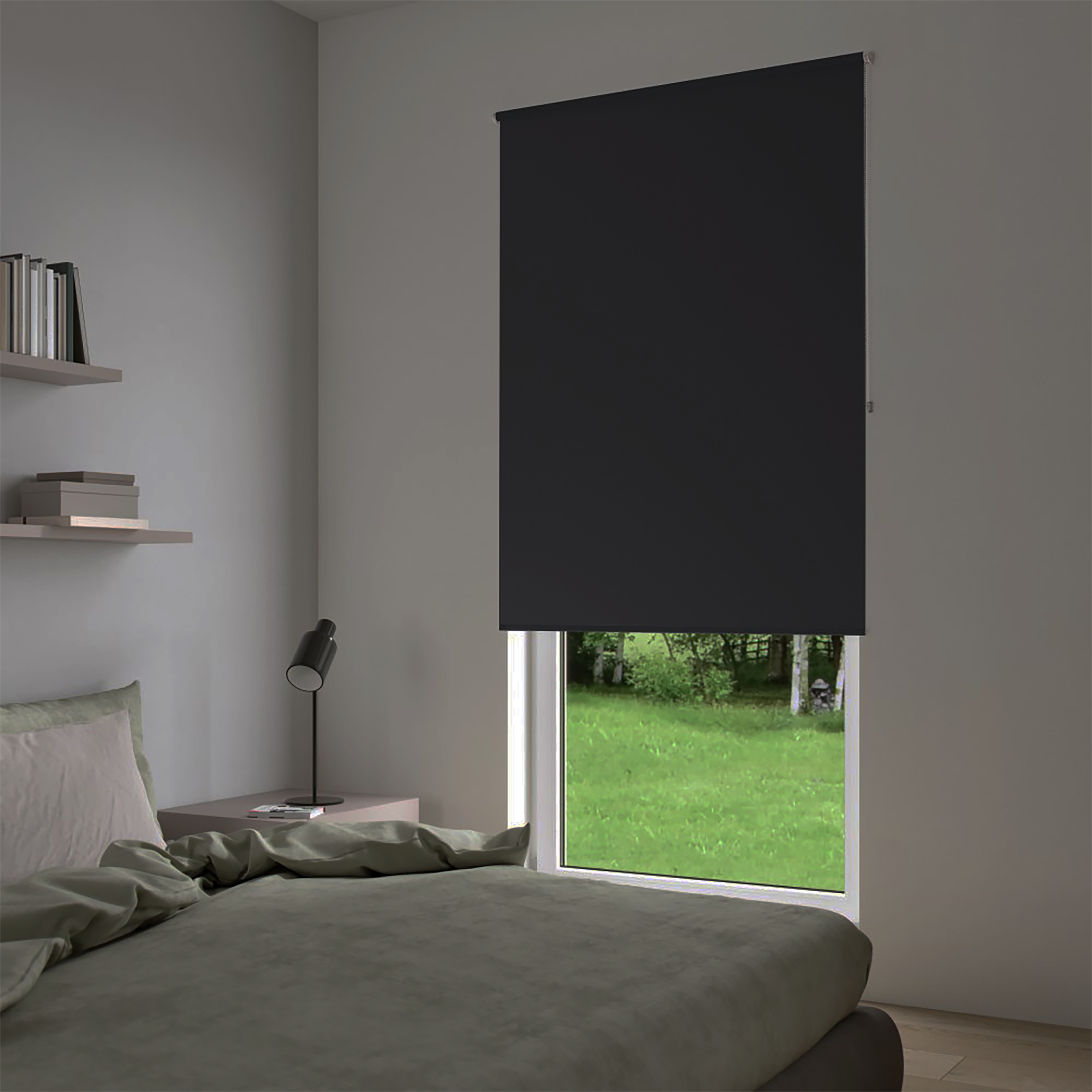 Store enrouleur occultant Java gris anthracite, l.120 x H.190 cm ...