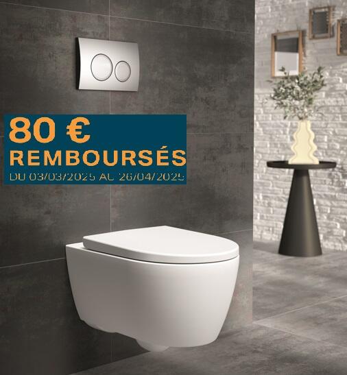 Pack WC suspendu premium Rimfree® G600 Pure mat GEBERIT | Leroy Merlin
