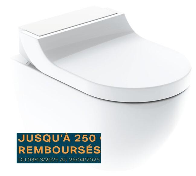 WC japonais lavant Laïta Essentiel AquaClean GEBERIT | Leroy Merlin