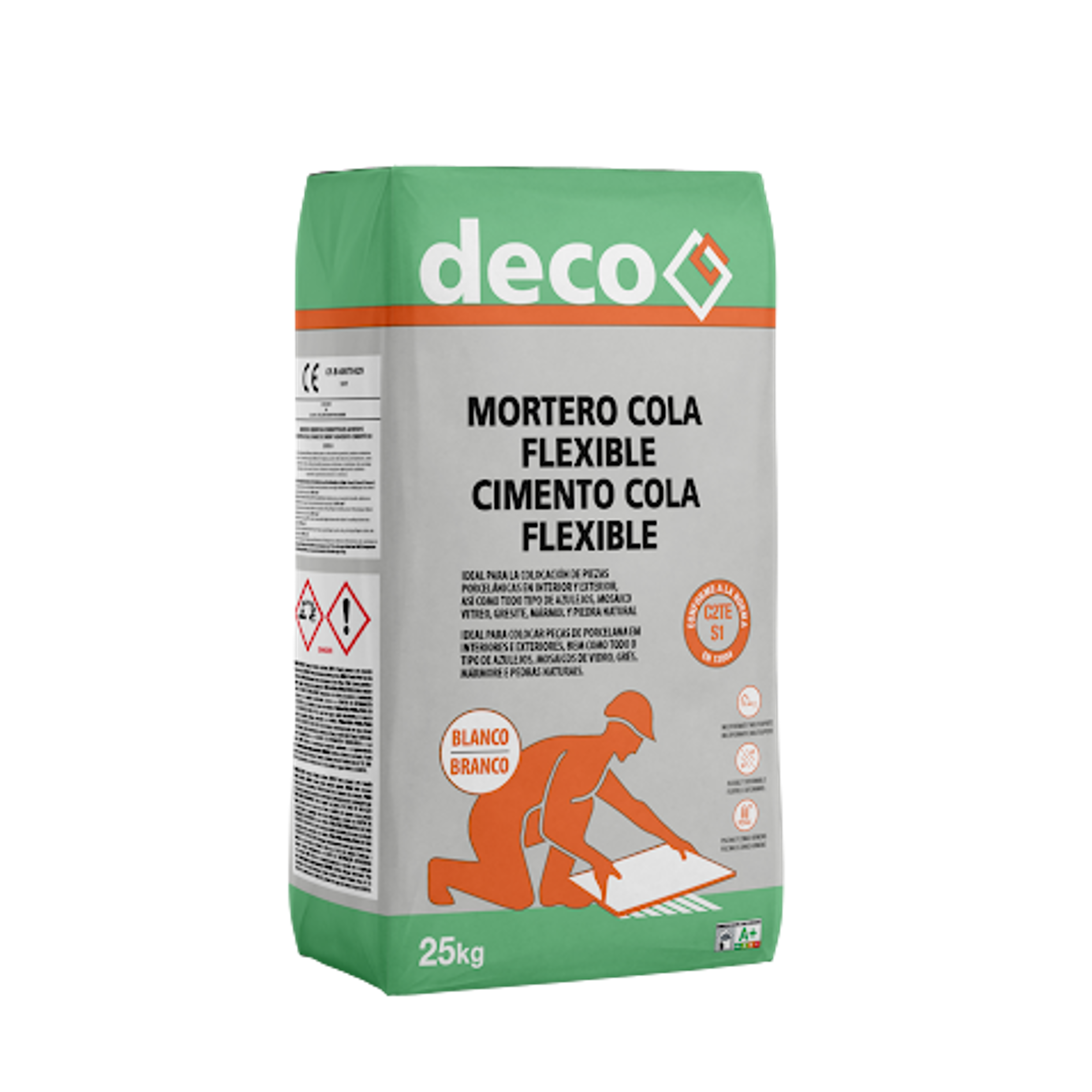 Mortero cola blanco CEMENTOS CAPA C2TE S1 | Leroy Merlin