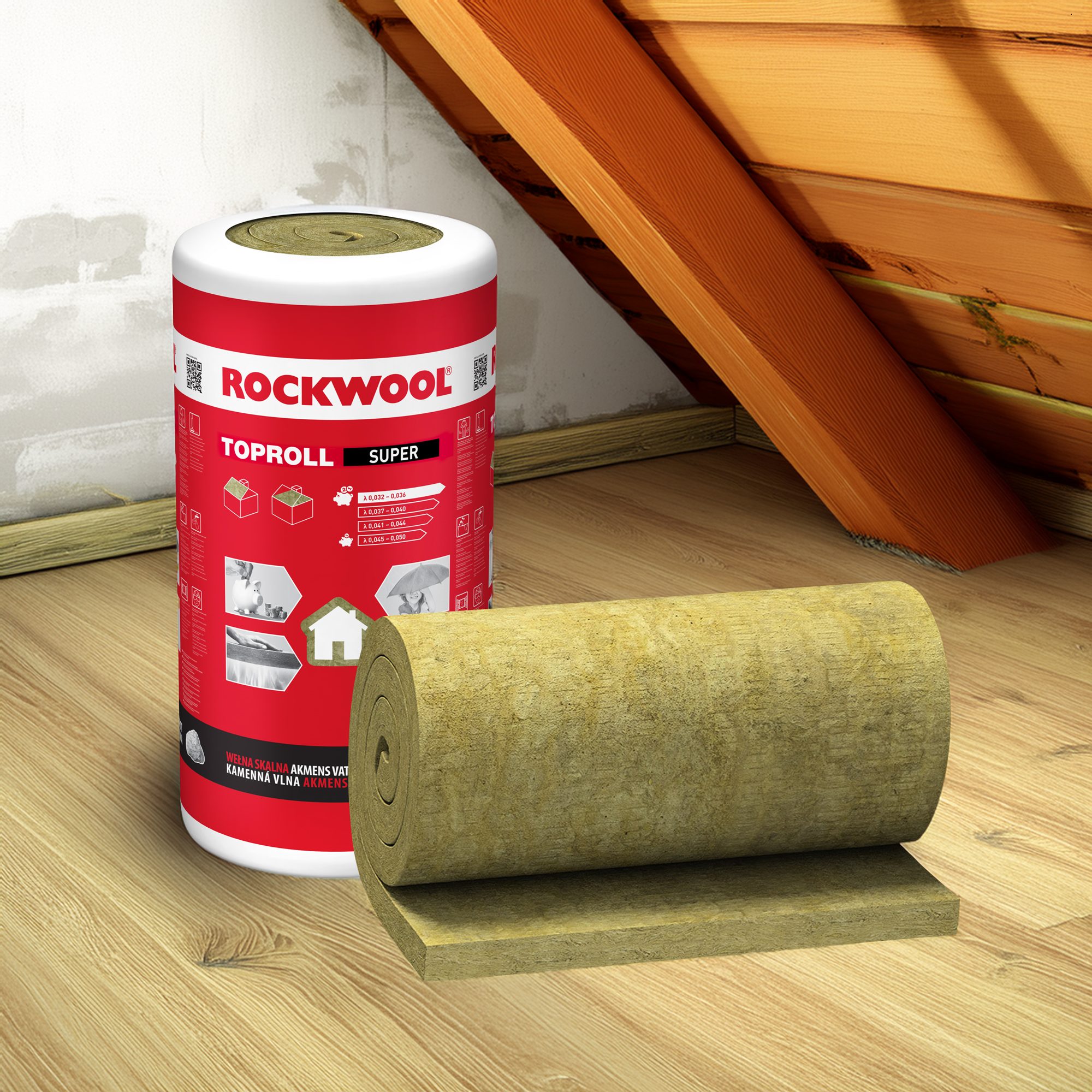Wełna skalna Toproll Super 150 mm Rockwool - Leroy Merlin