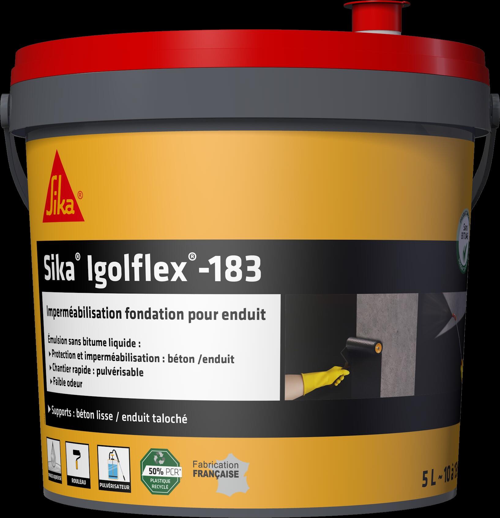 Vernis bitumeux fond Igolflex 183 5L SIKA | Leroy Merlin