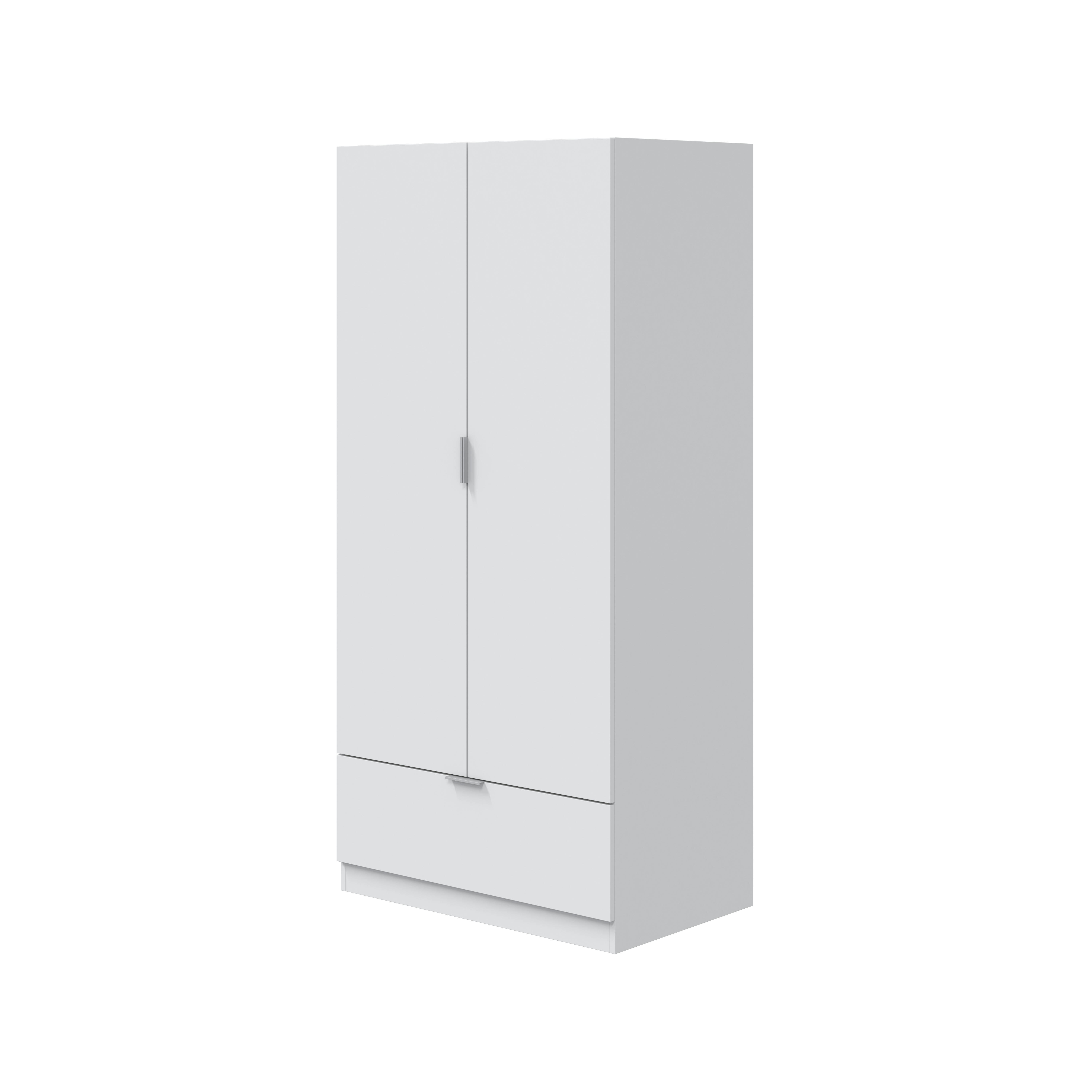 Armario puerta abatible Tuc 80x170x50cm blanco | Leroy Merlin