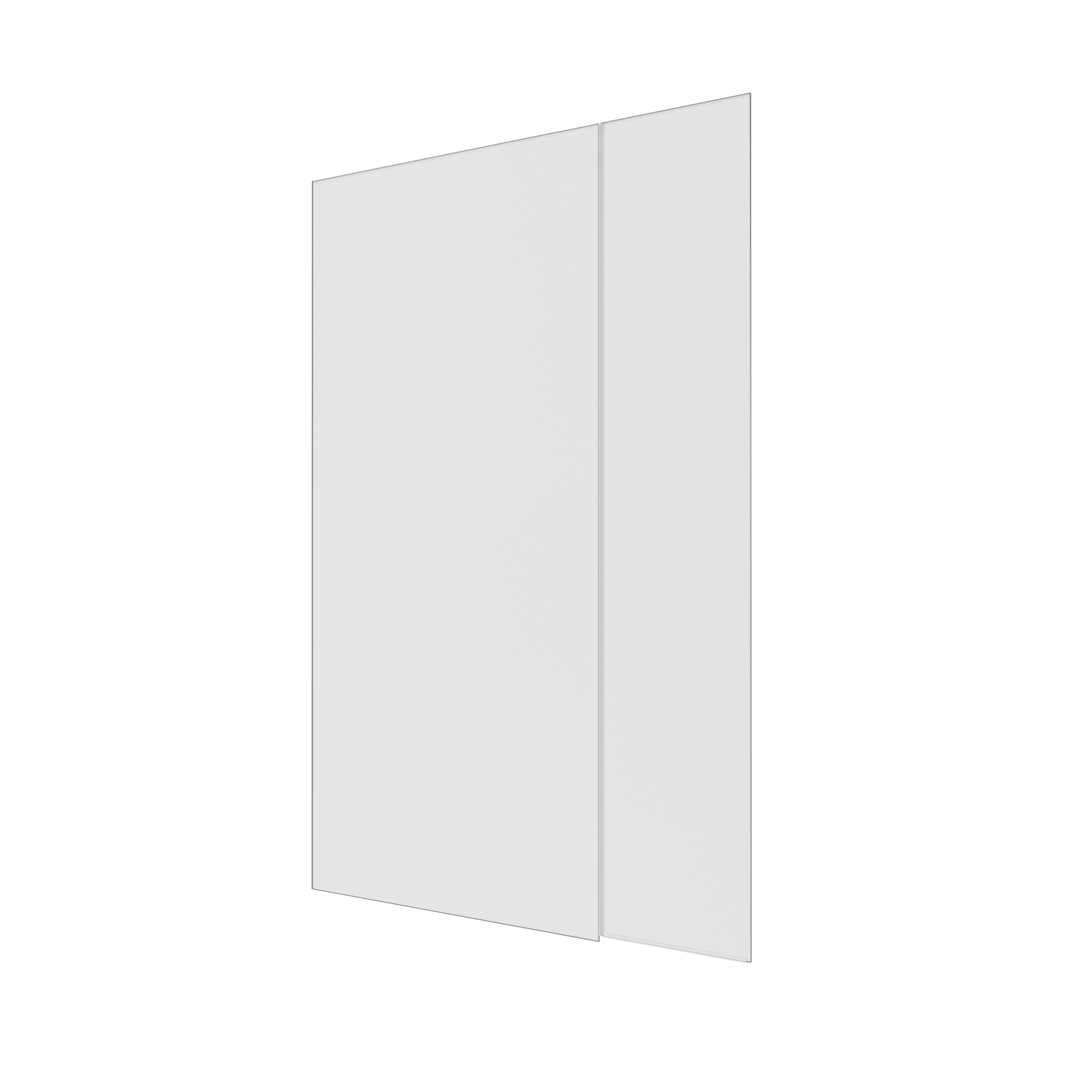 Verre de composition defl., transparent, l.100+40 x H.200 cm Neo2 ...