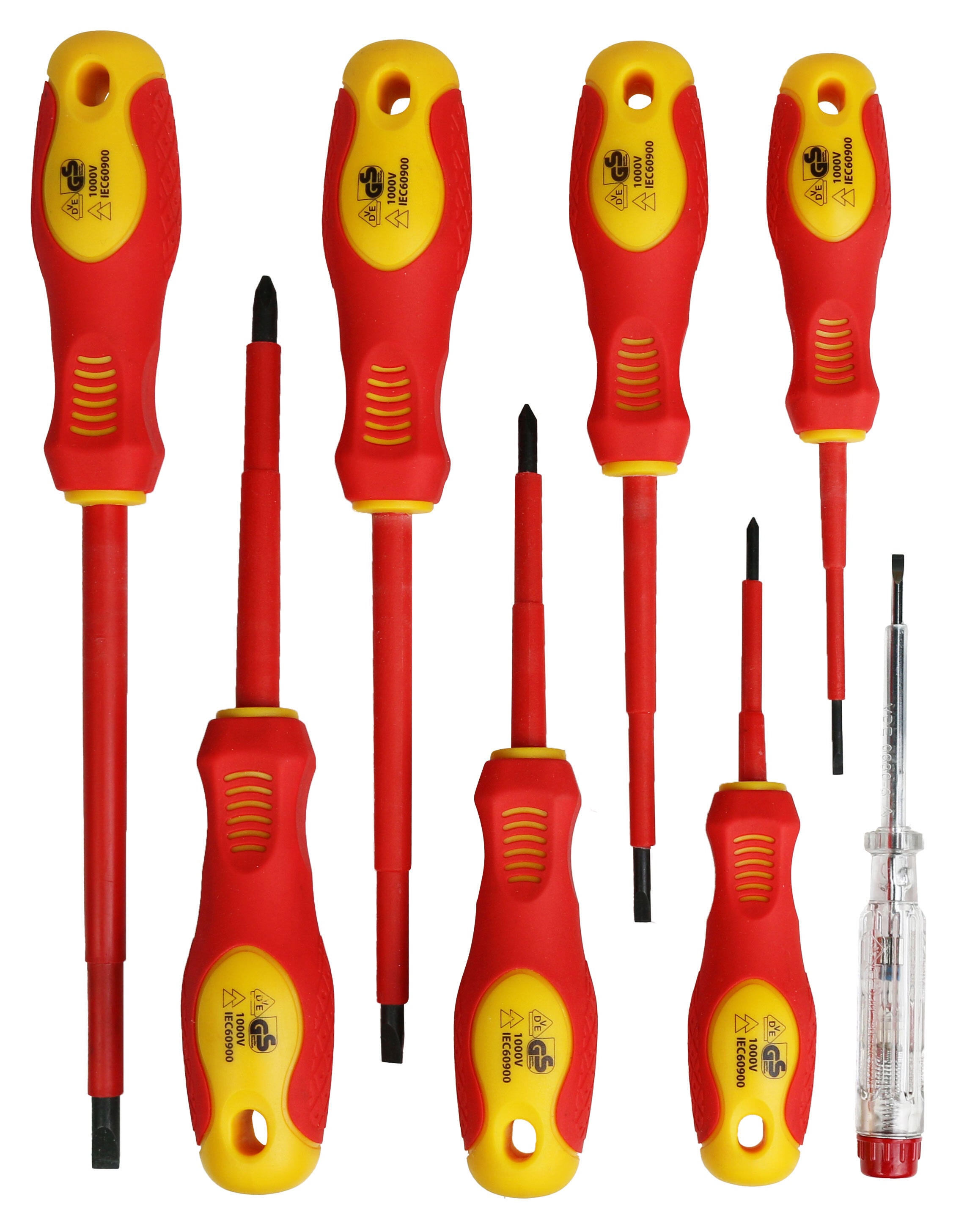 Jeu de 7 tournevis isolés + 1 testeur, FISCHER DAREX | Leroy Merlin