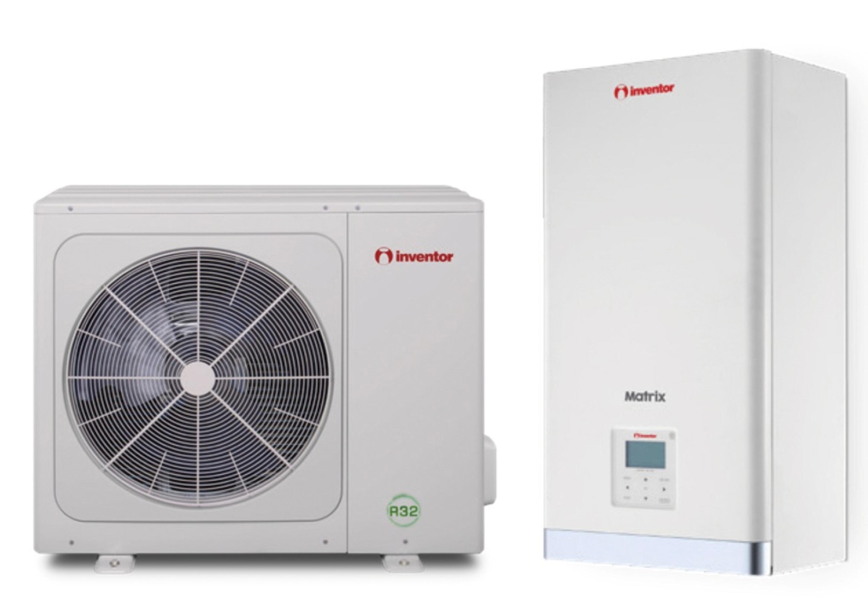 Aerotermia calefacción bibloc Inventor Matrix split ATS06S 6 kW r32 ...