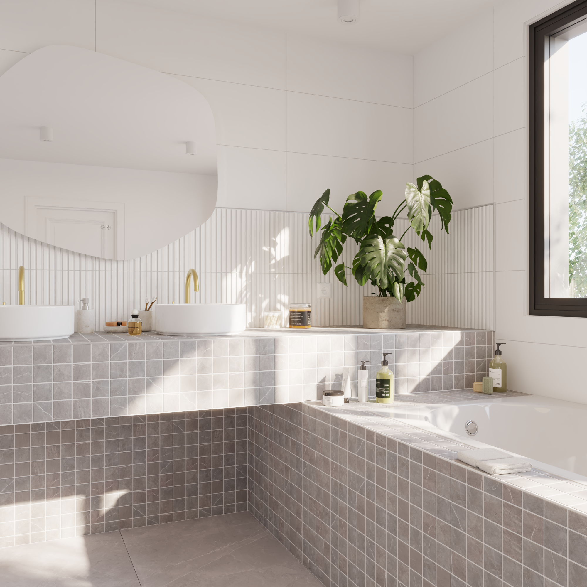 Quart-de-rond pliable mur et sol satiné aluminium, STANDERS, L.250 cm x ...