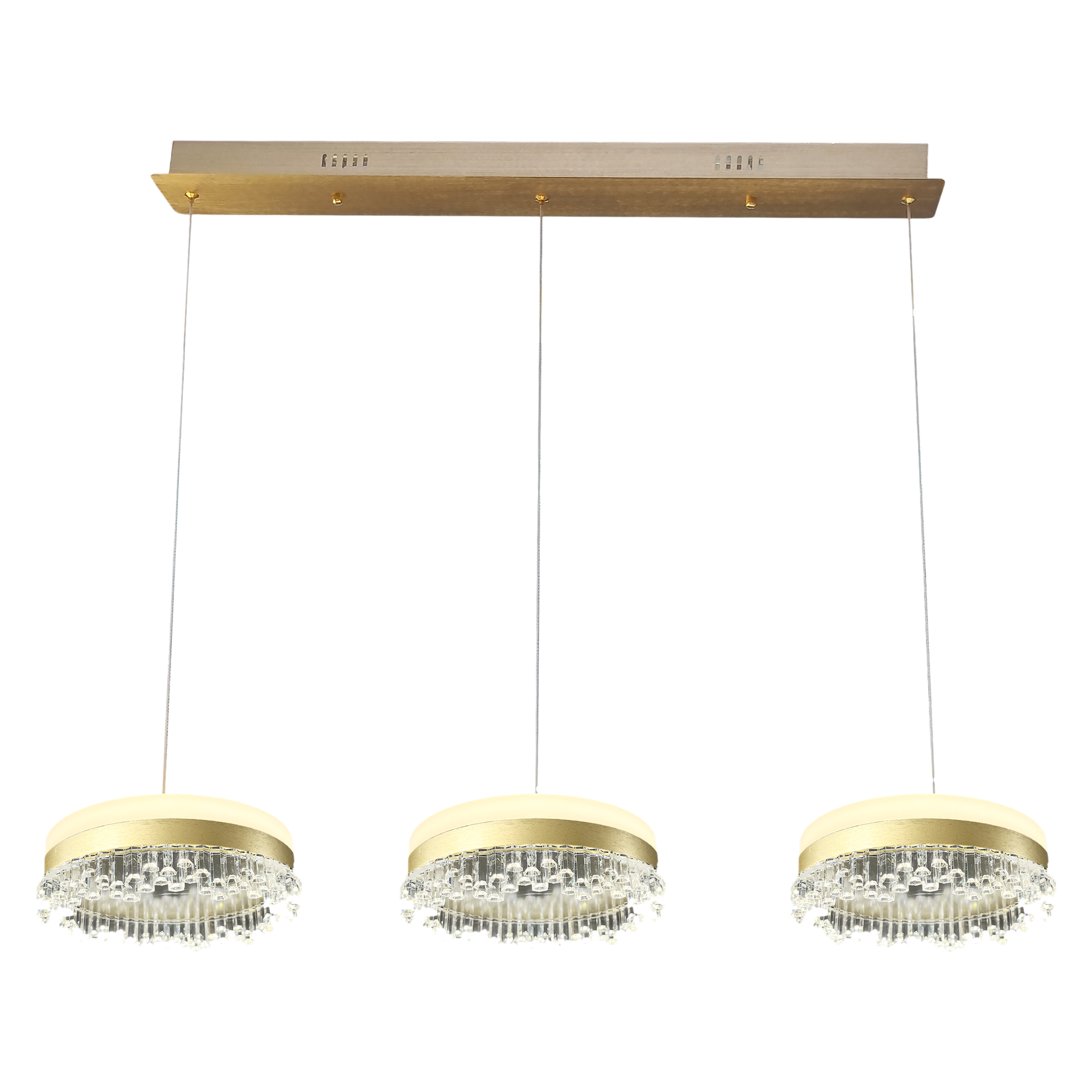 Lampa wisząca Preciosa złota 60 W LED Eko Light - Leroy Merlin